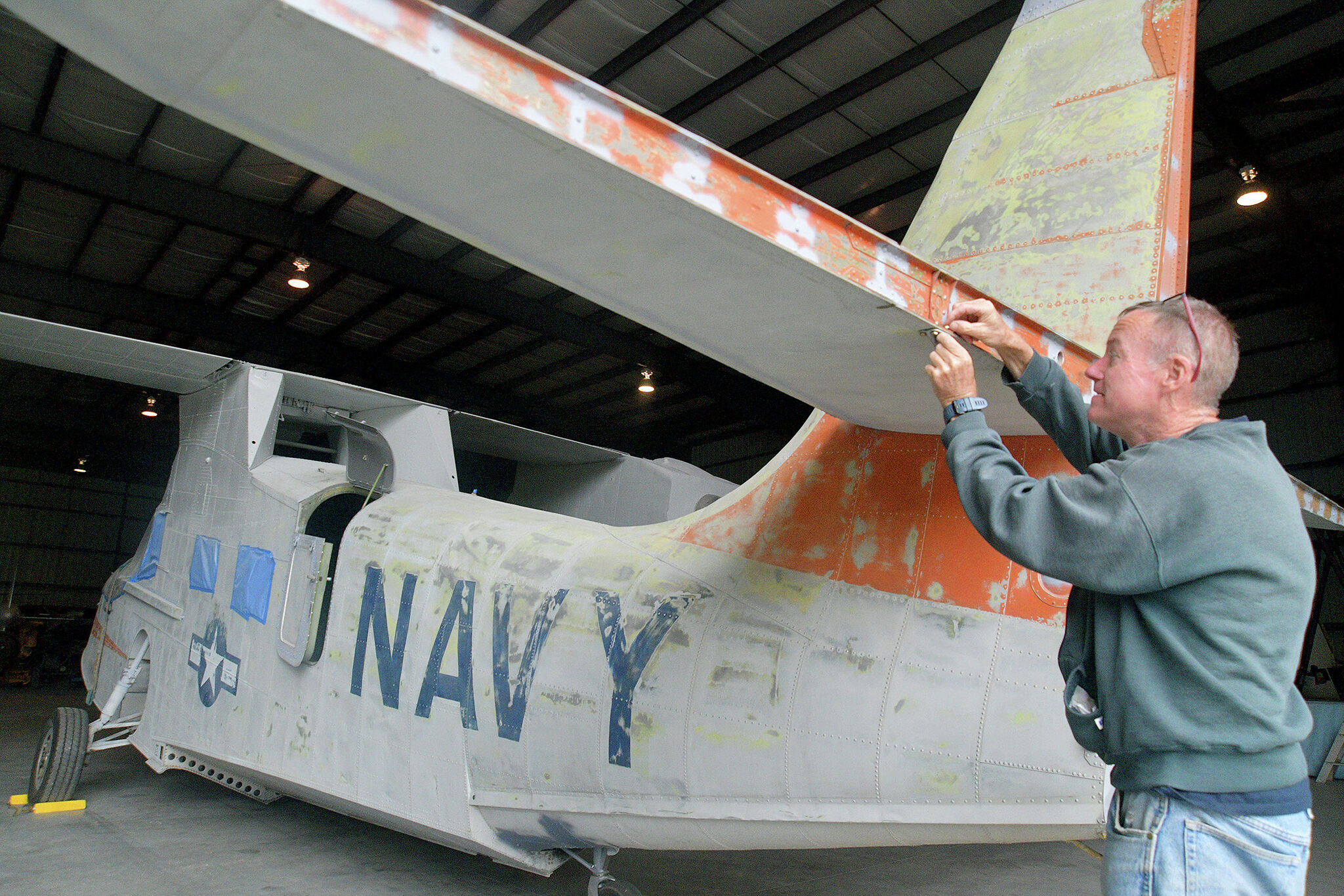 New England Air Museum volunteers preserving one-of-a-kind Kaman plane