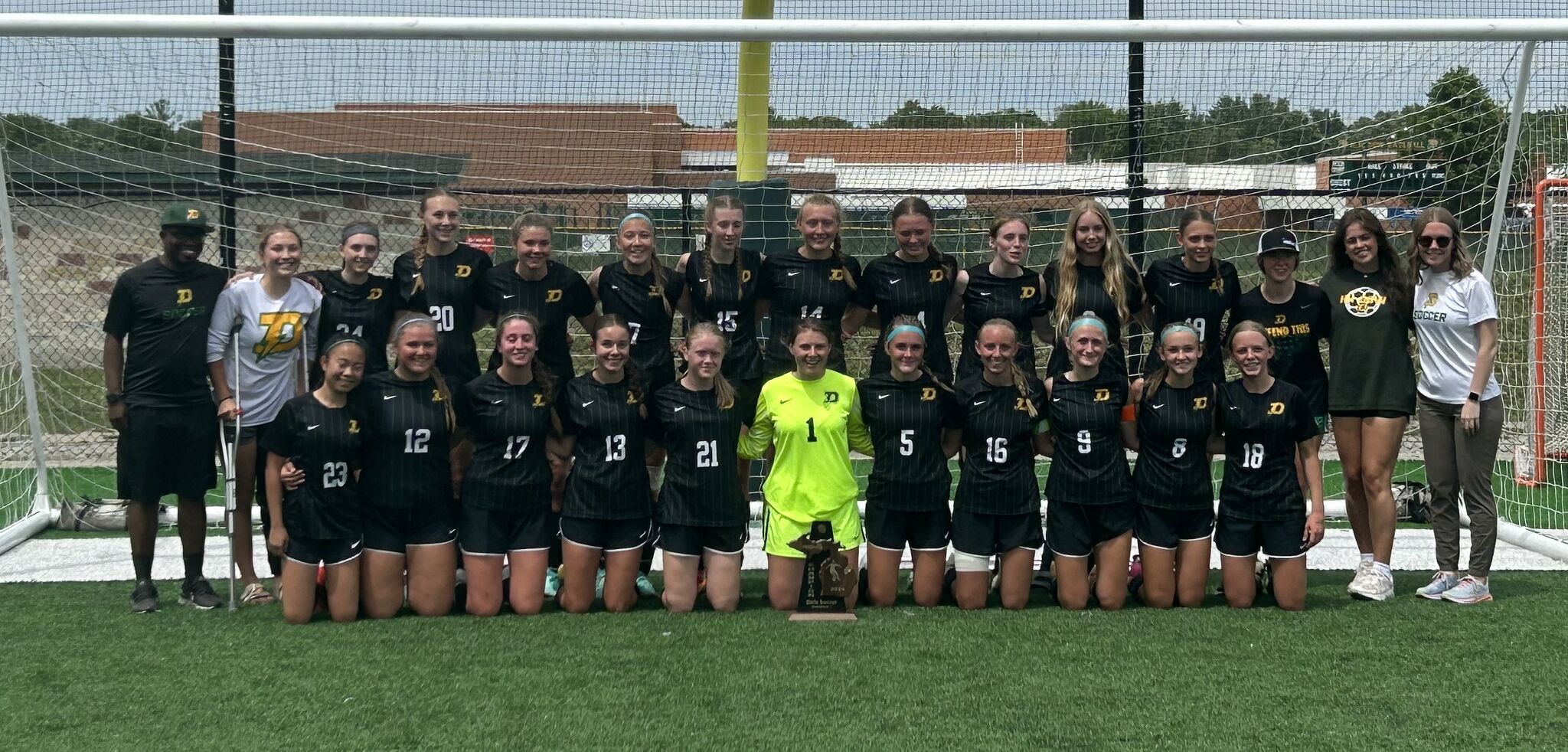 Dow High accomplished a rare twin title with Saturday's soccer win