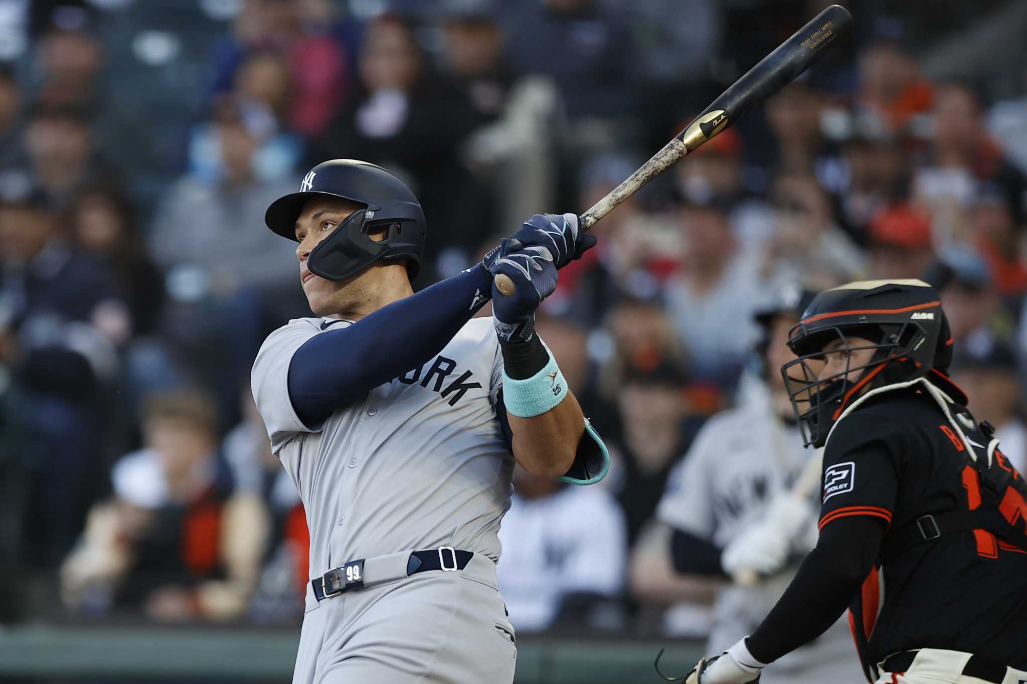 Aaron Judge strikes again, off Logan Webb this time, as Giants fall