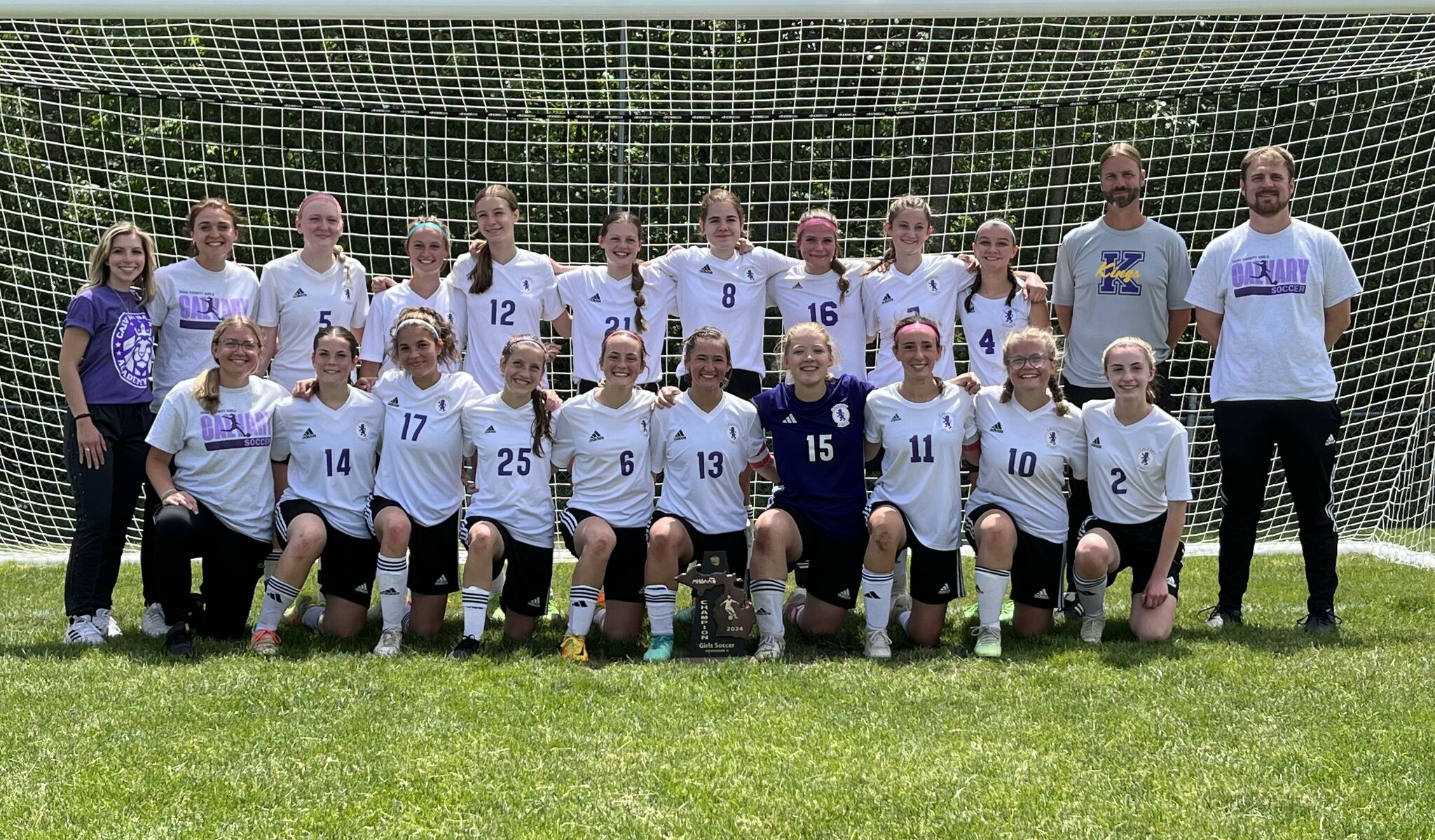 CBA girls win 2nd straight district title