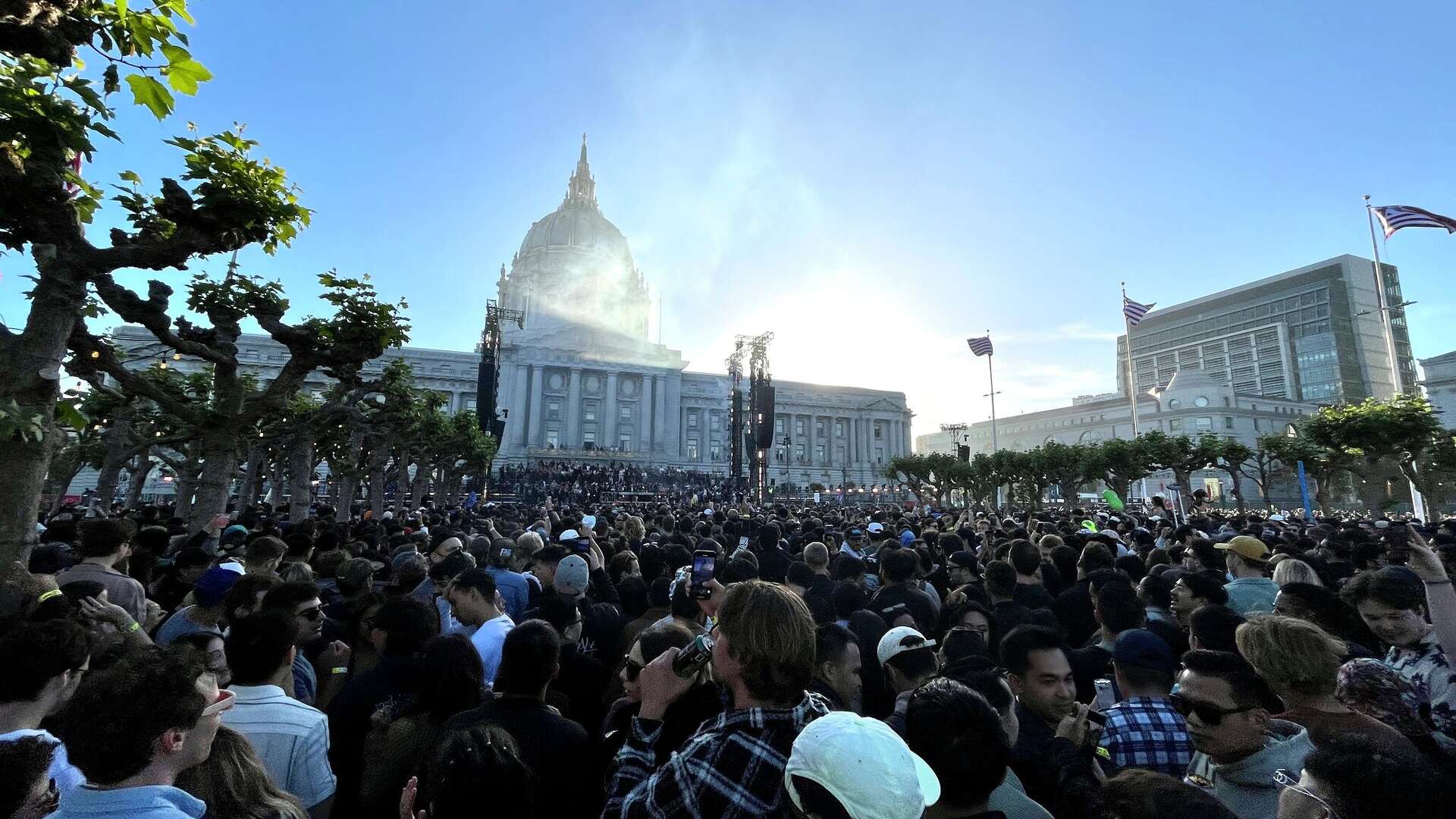 San Francisco wins with massive Civic Center rave starring Skrillex