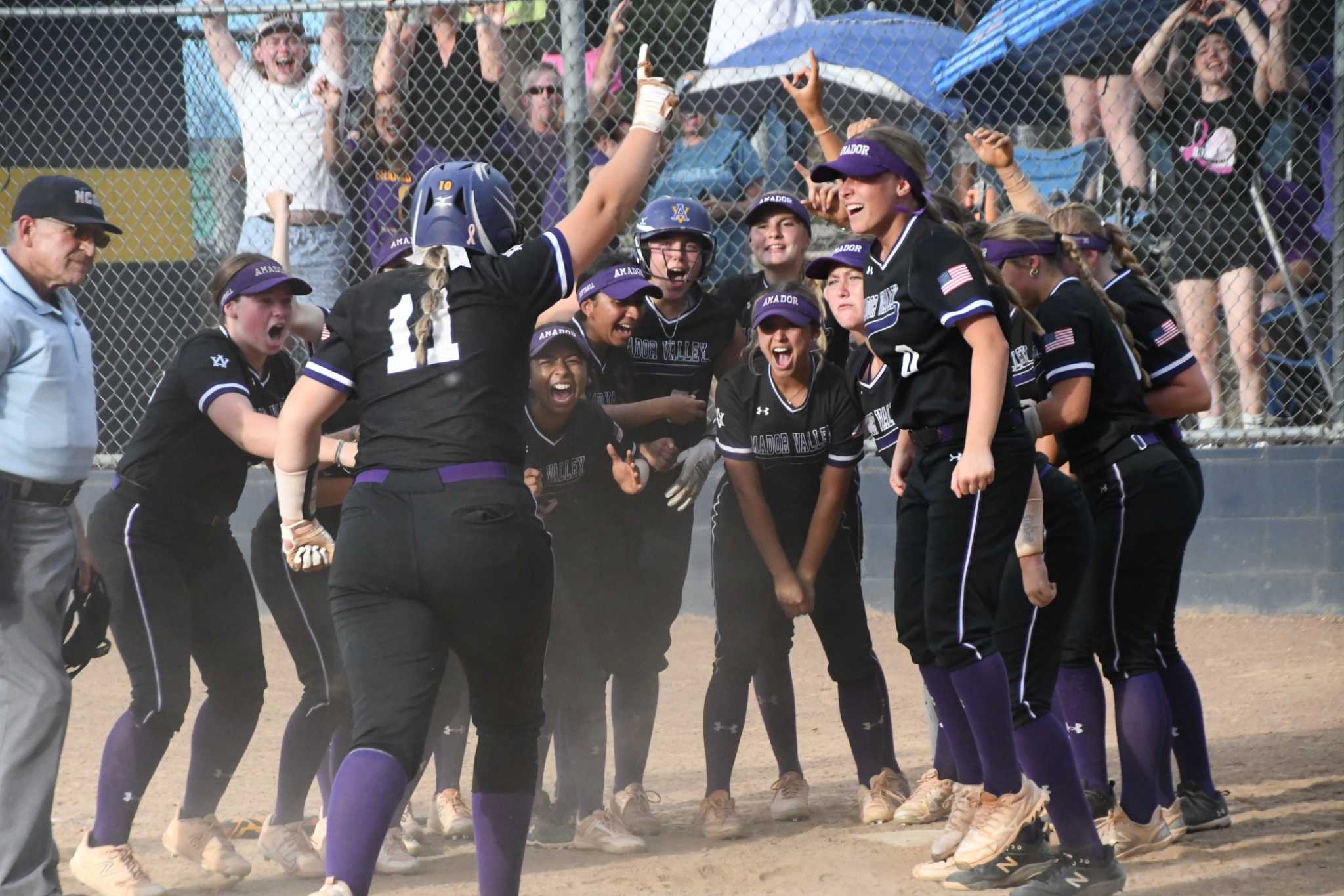 NorCal D-1 championships for Amador Valley softball, Granada baseball