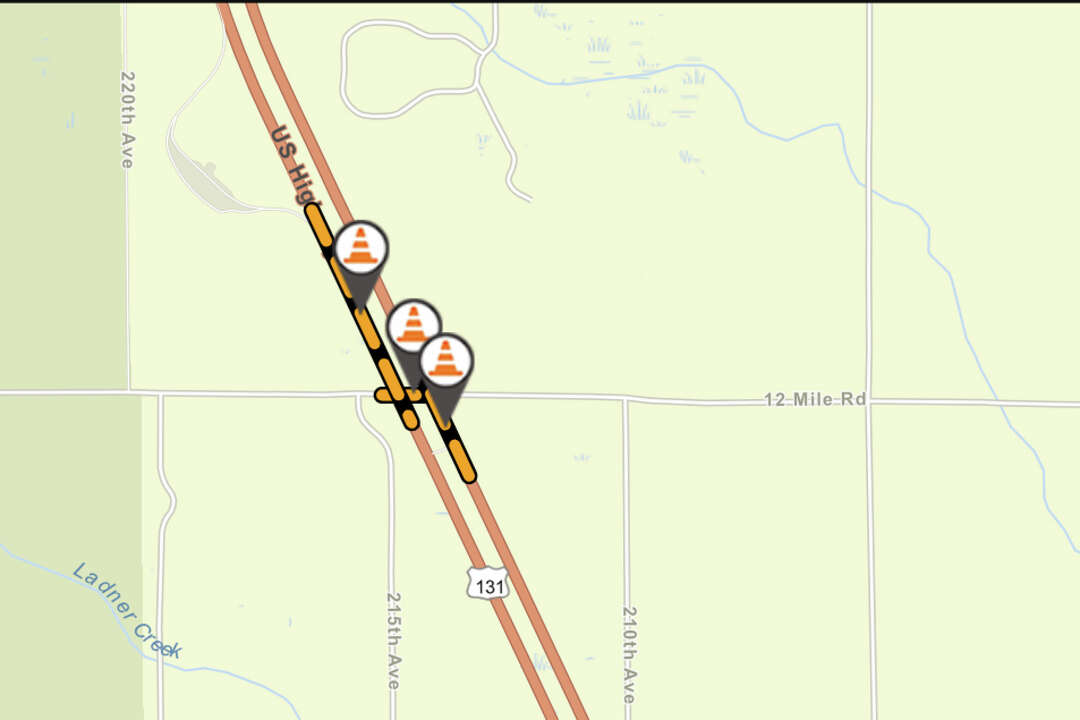 Shoulder closures on US 131 expected through July