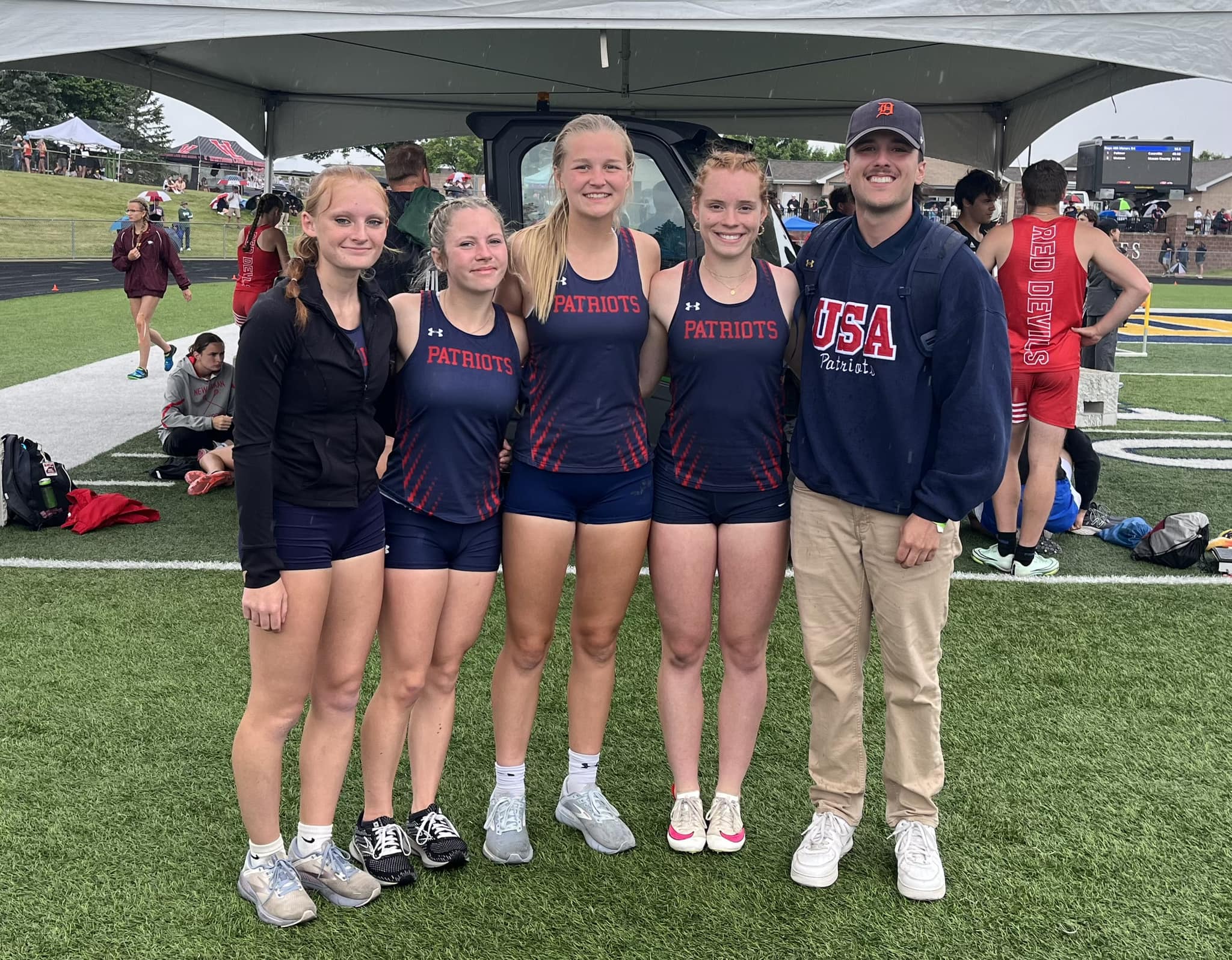 Full Tribune-area Division 3 and 4 track state finals results