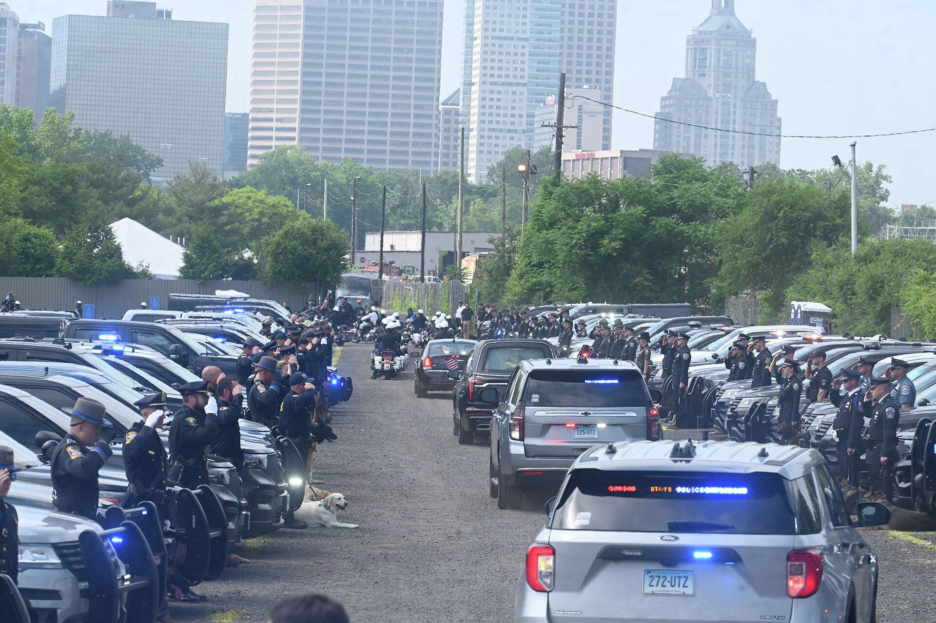 More than 1,500 at funeral for CT Trooper First Class Aaron Pelletier