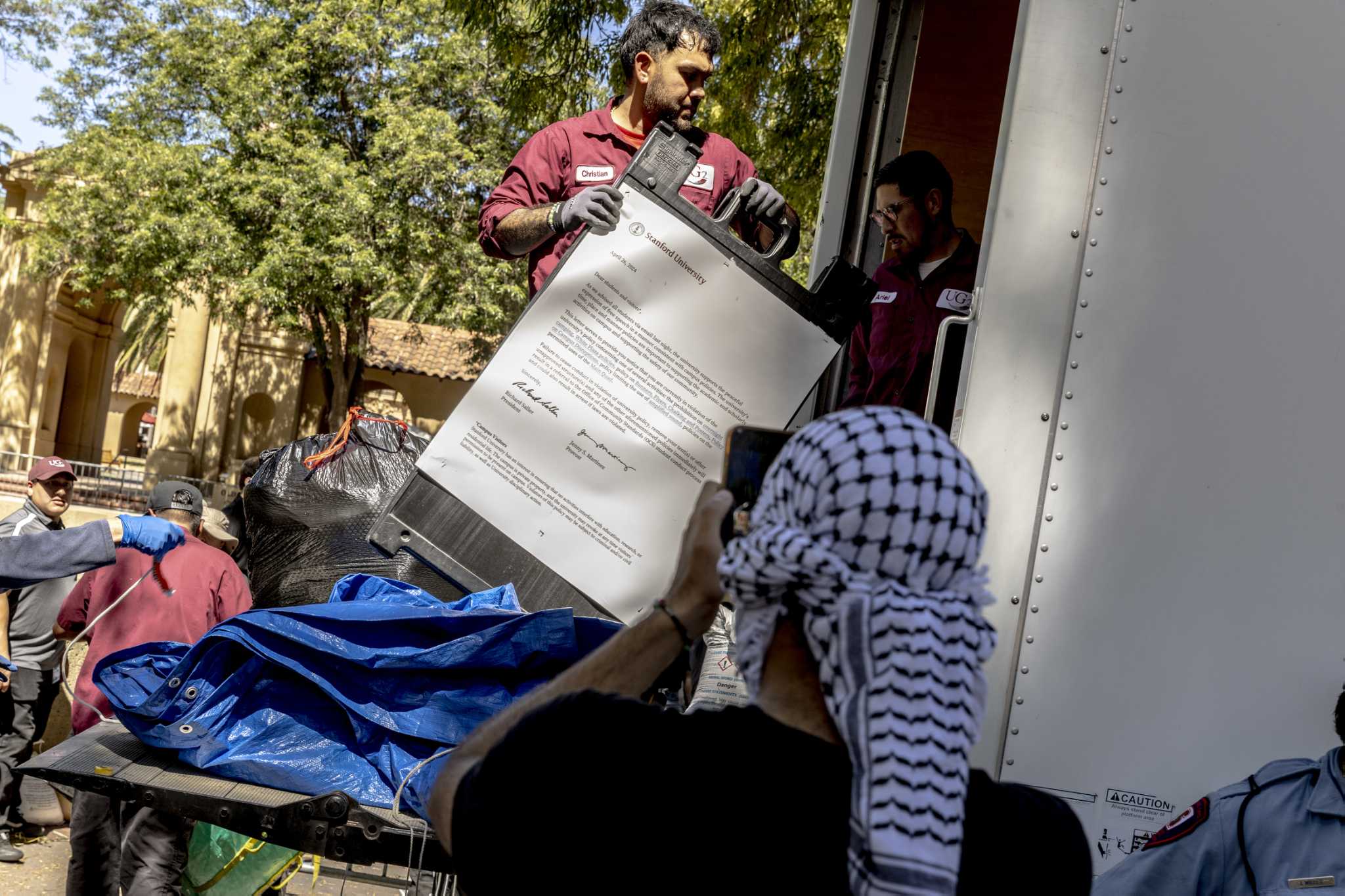 Stanford arrests protesters after ‘extensive damage’ from occupation