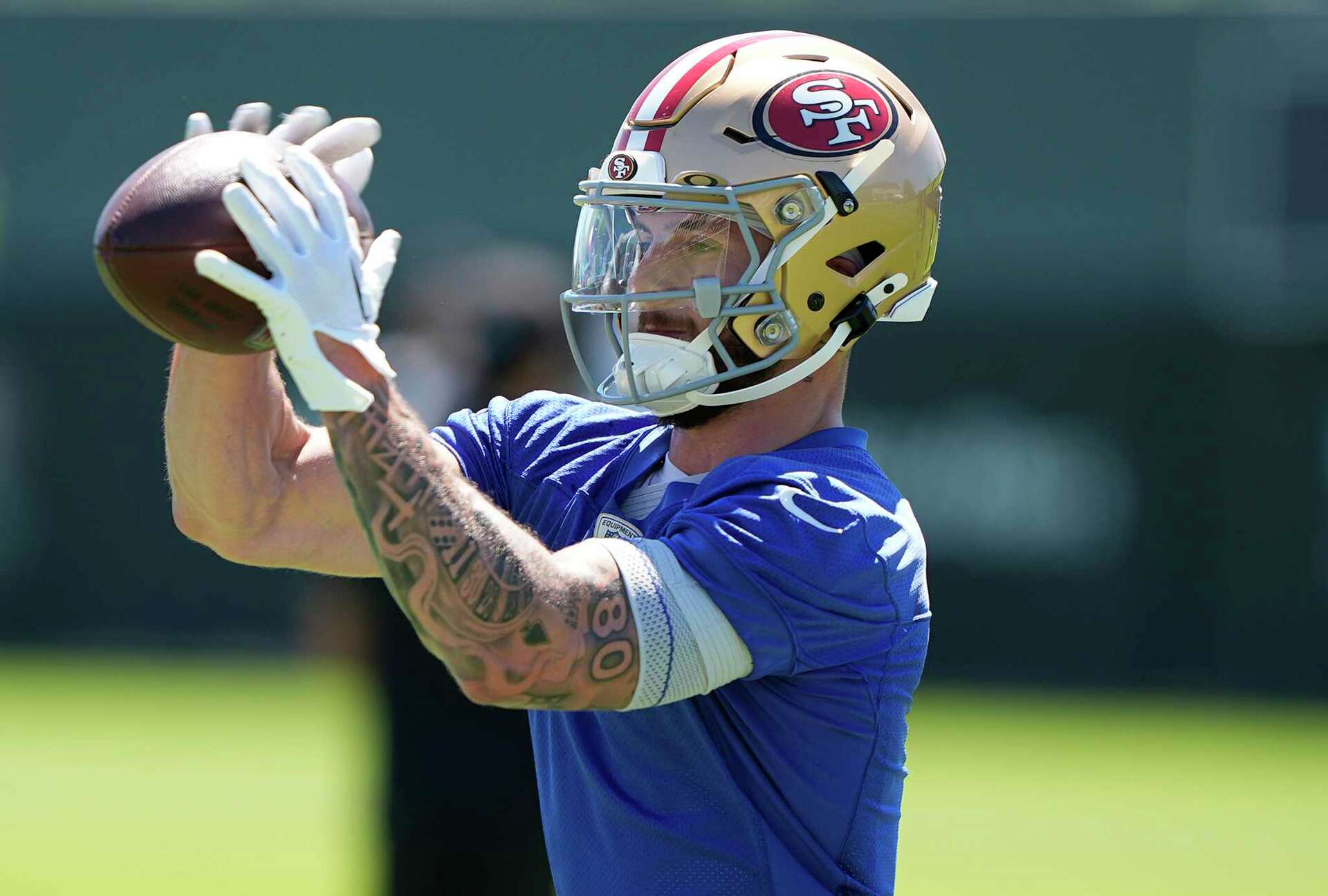 49ers’ rookie WR Ricky Pearsall off and running in spring practice