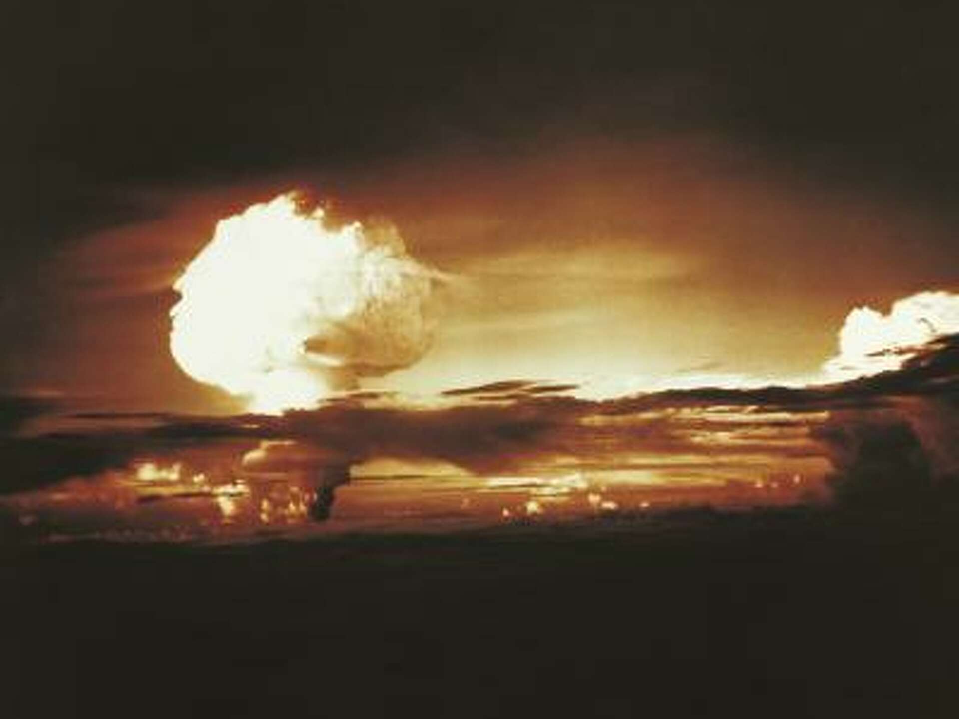 nuclear explosion effects on environment