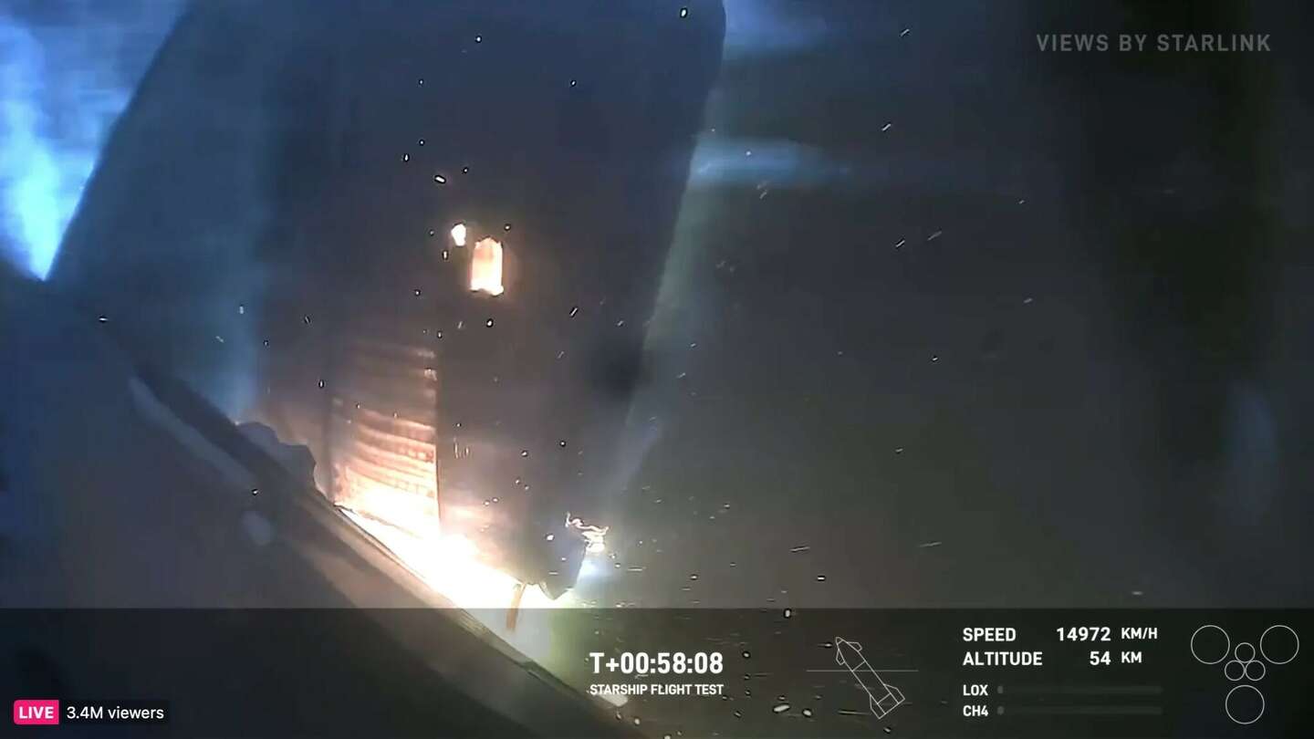 SpaceX Starship livestream gave first real-time view of reentry
