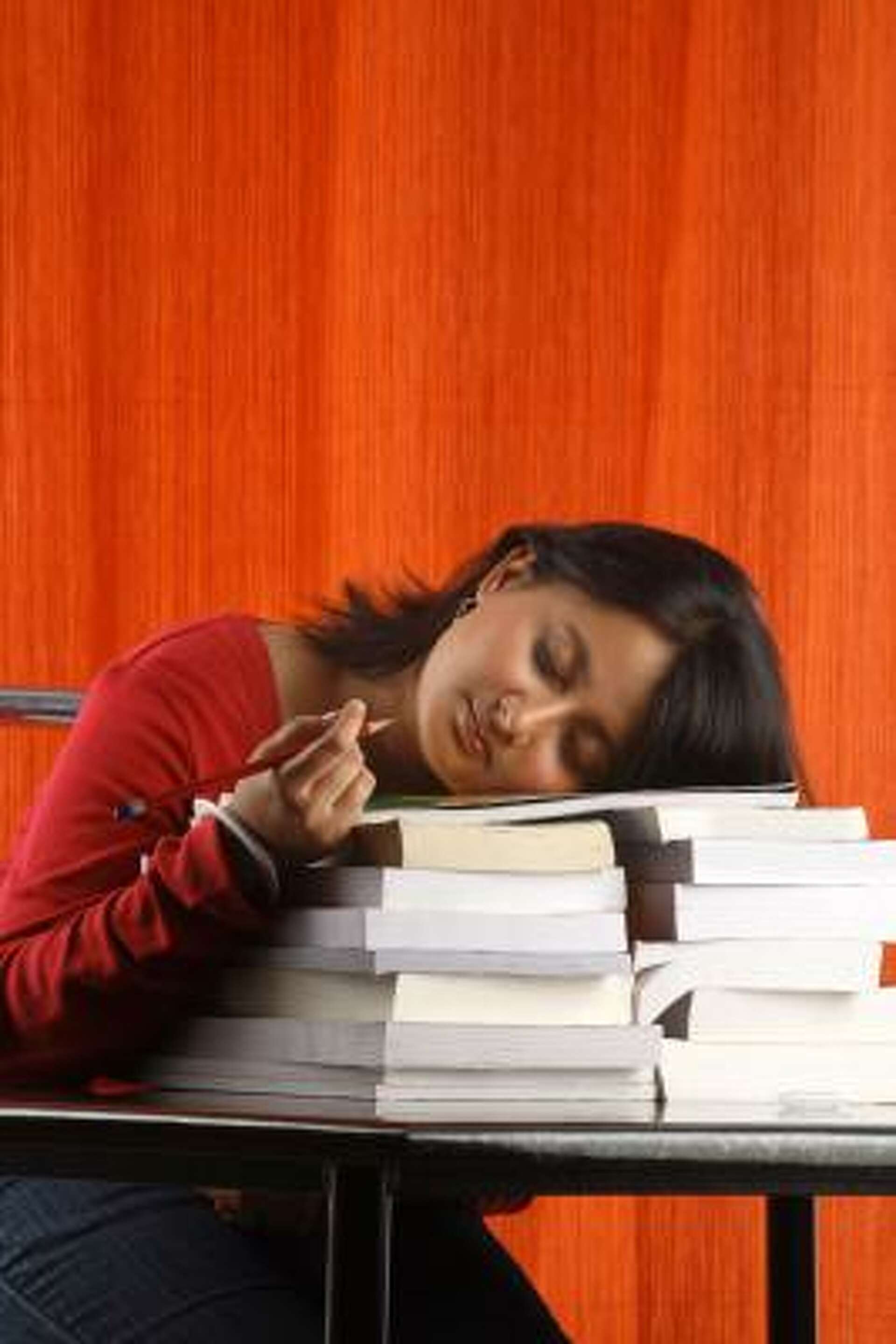 cramming for a math test