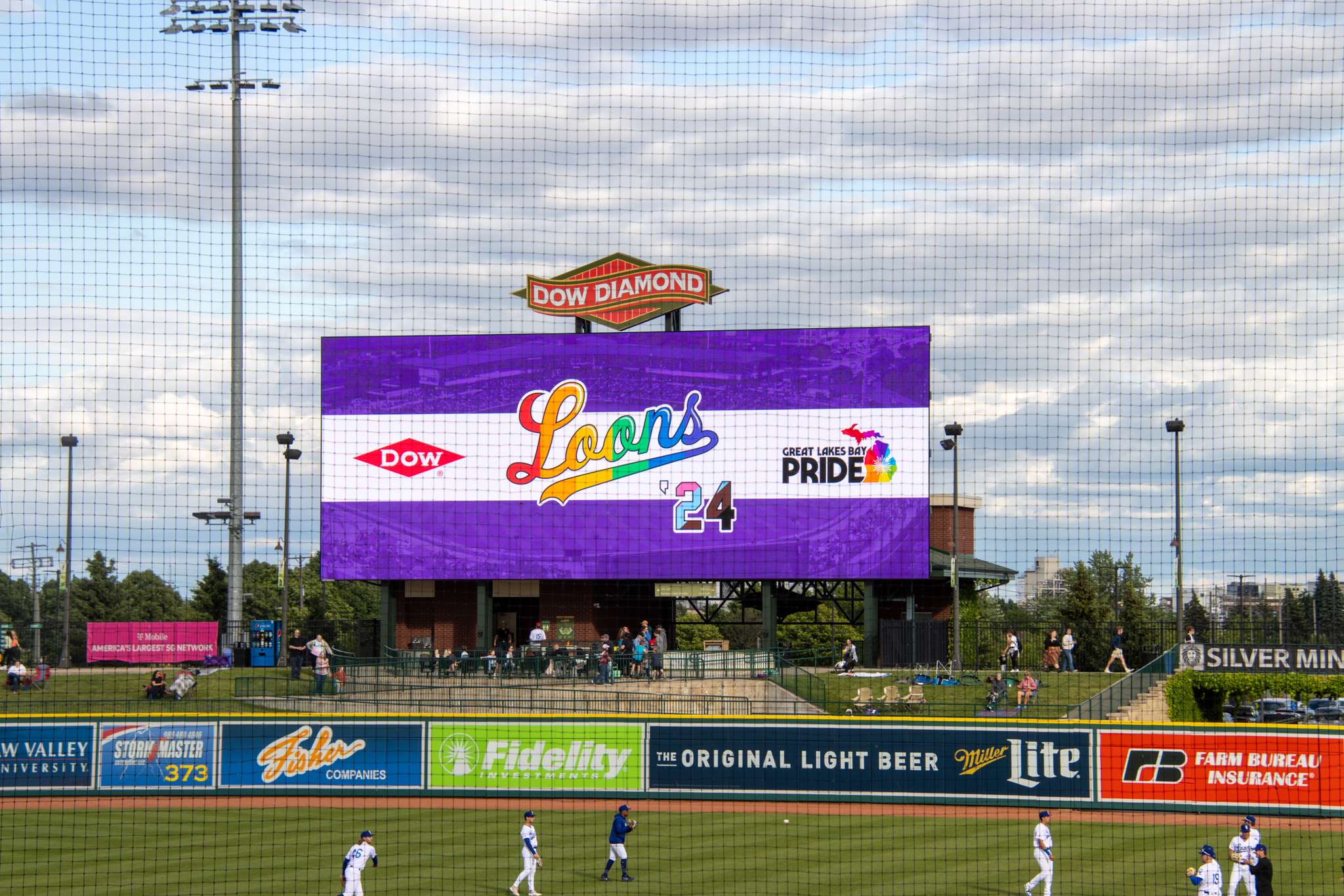 Midland celebrates Pride Night at Tridge, Great Lakes Loons game