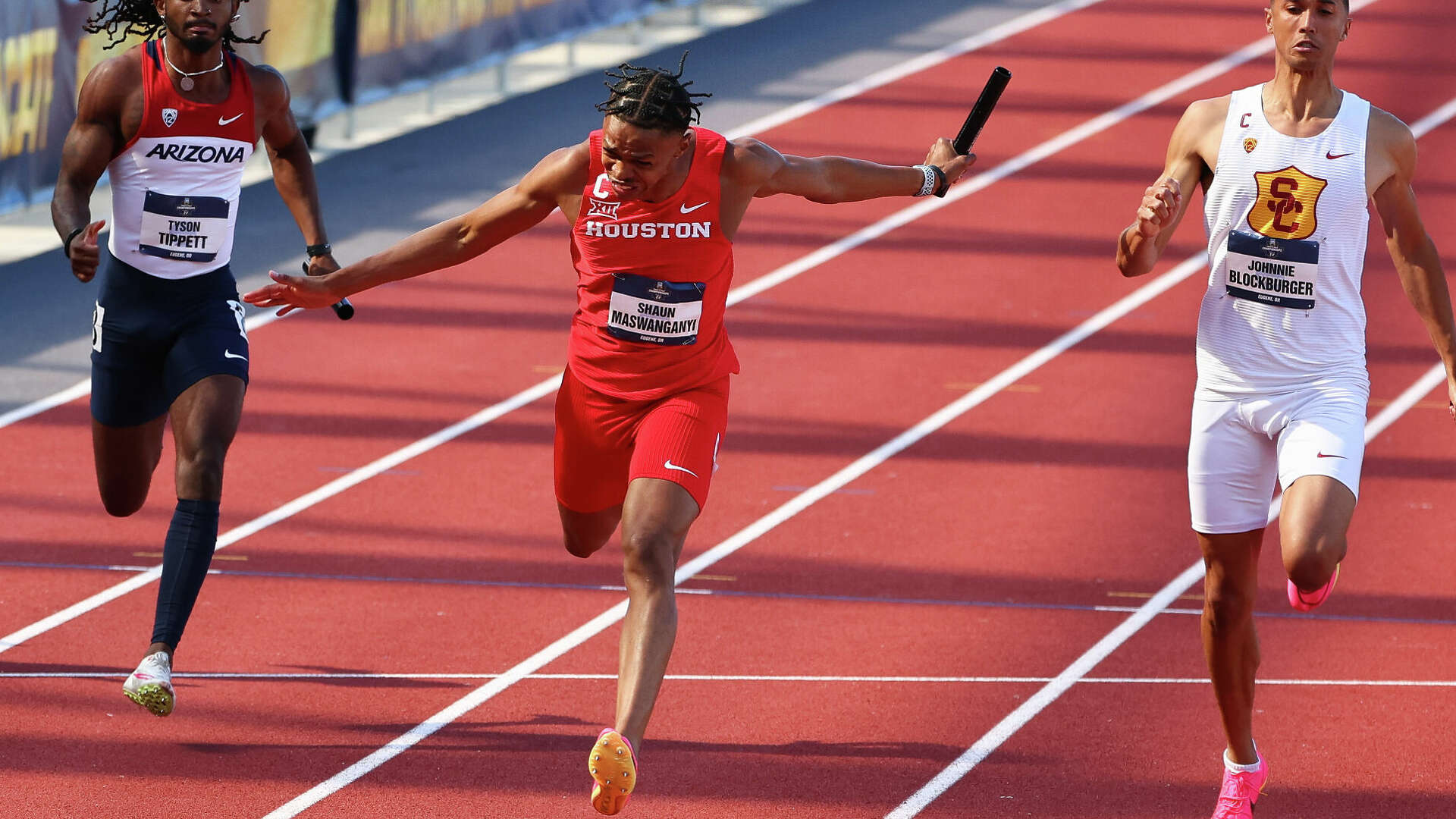 NCAA track championships: UH men's 4X100 relay team takes 3rd