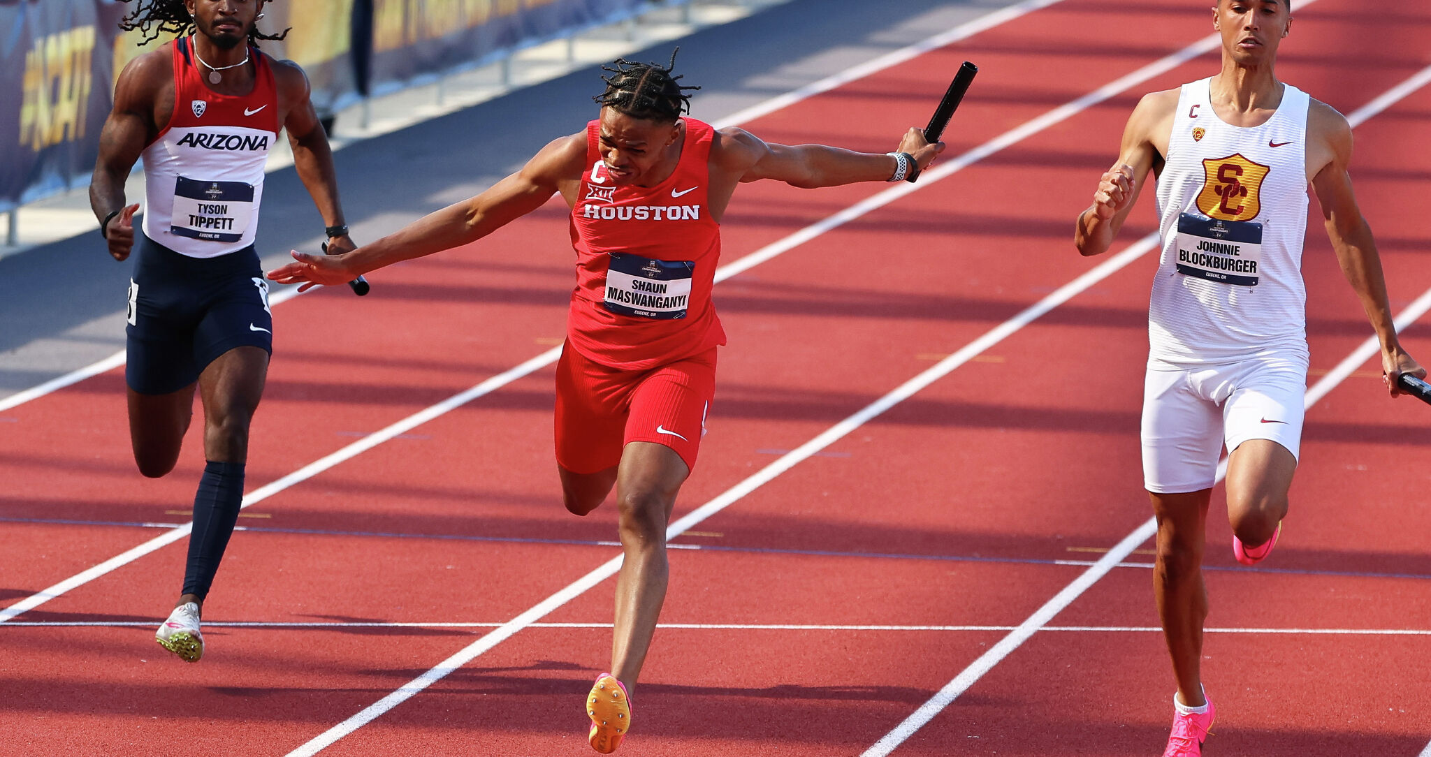NCAA track championships: UH men's 4X100 relay team takes 3rd