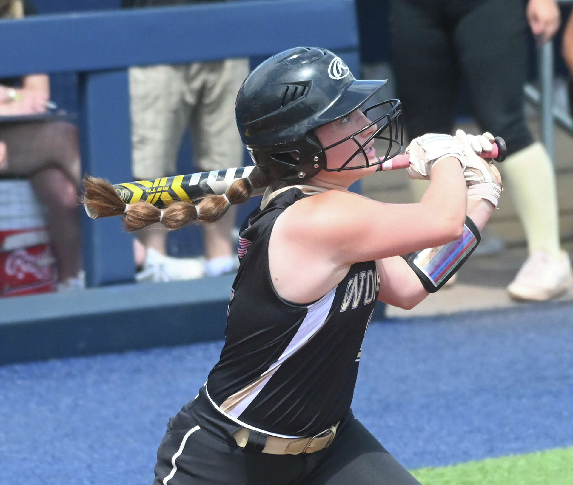 Woodland routs Sheehan, wins third straight Class M softball title