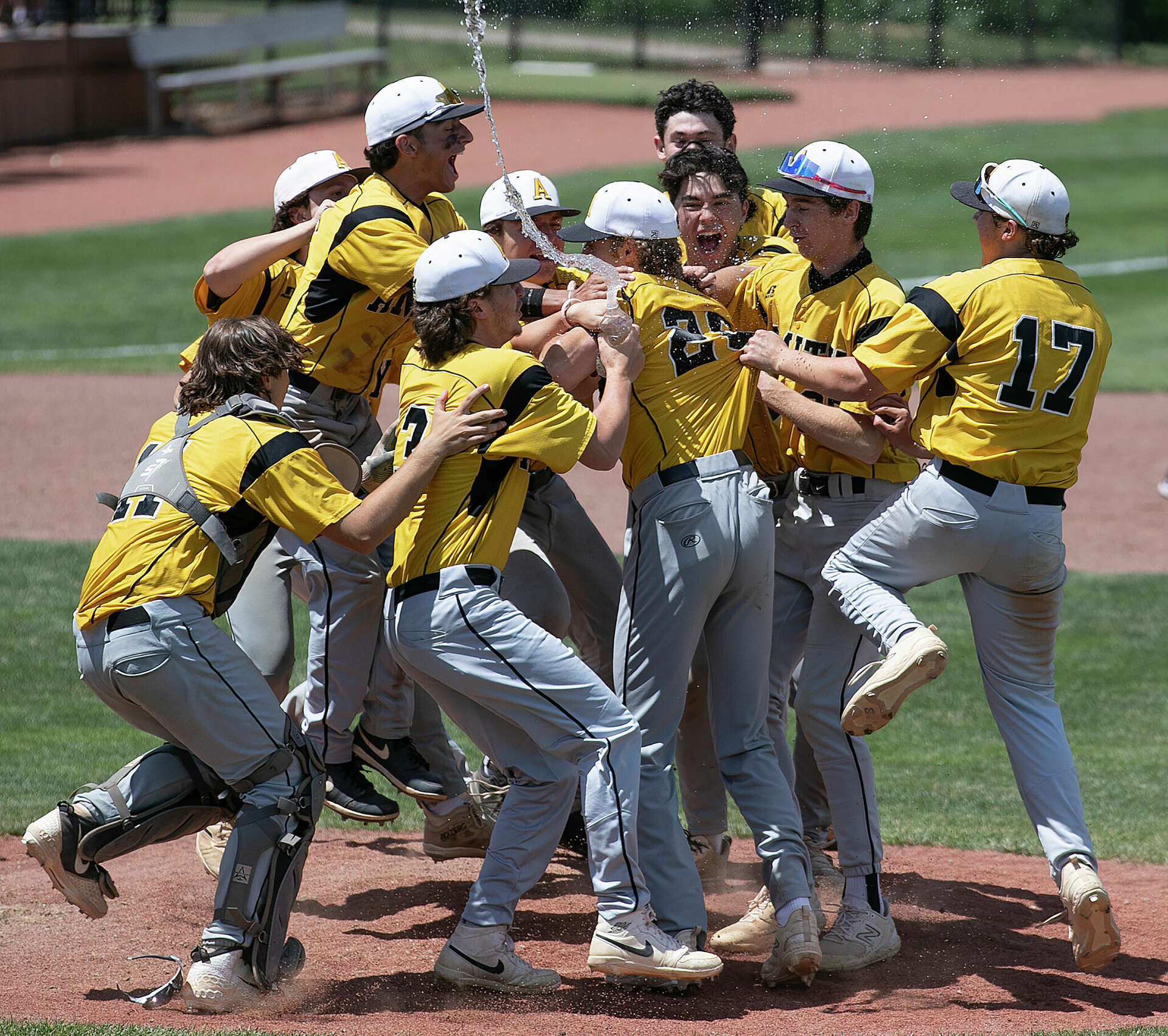 Amity defeated Staples to win the seventh Class LL baseball title
