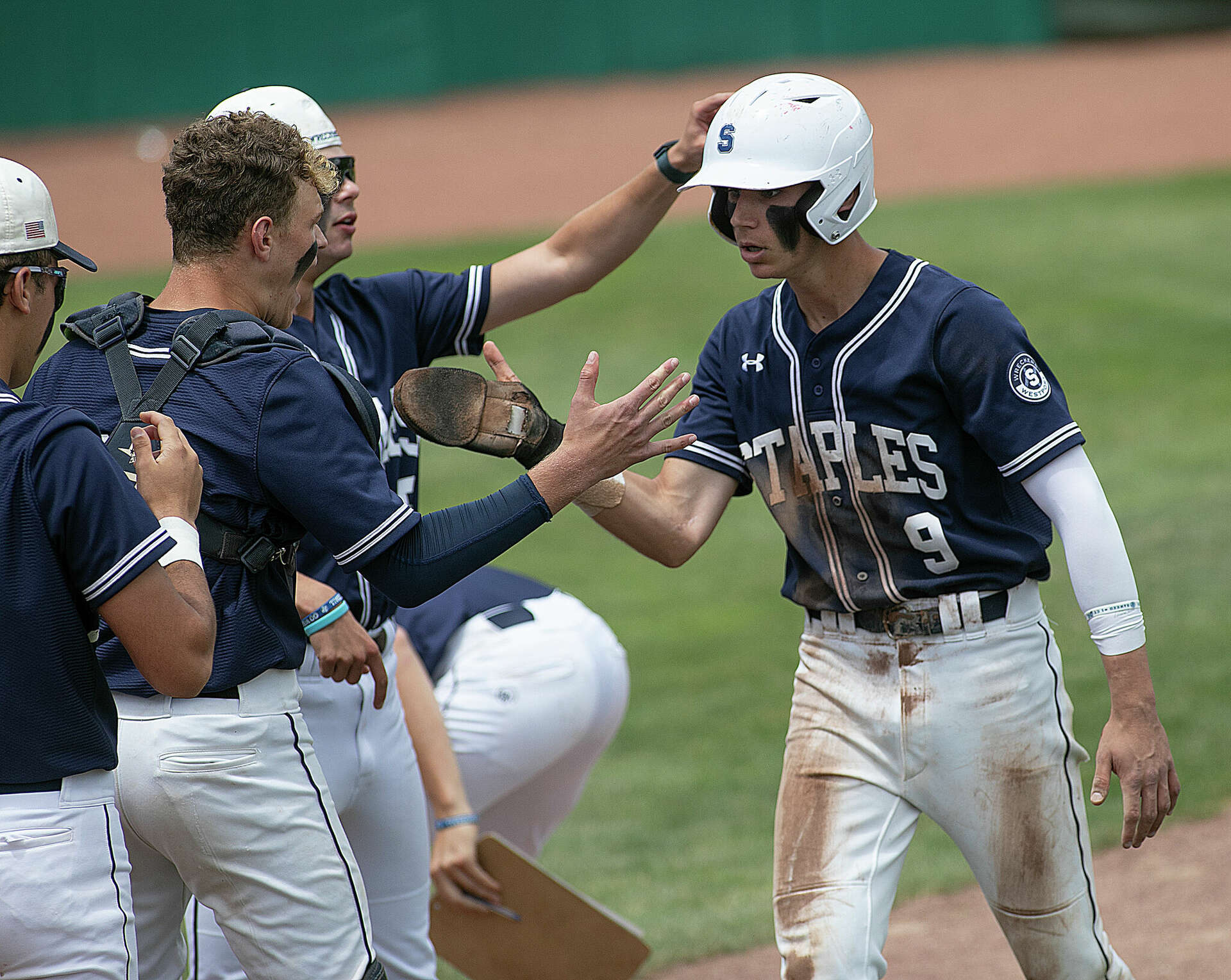 Amity defeated Staples to win the seventh Class LL baseball title