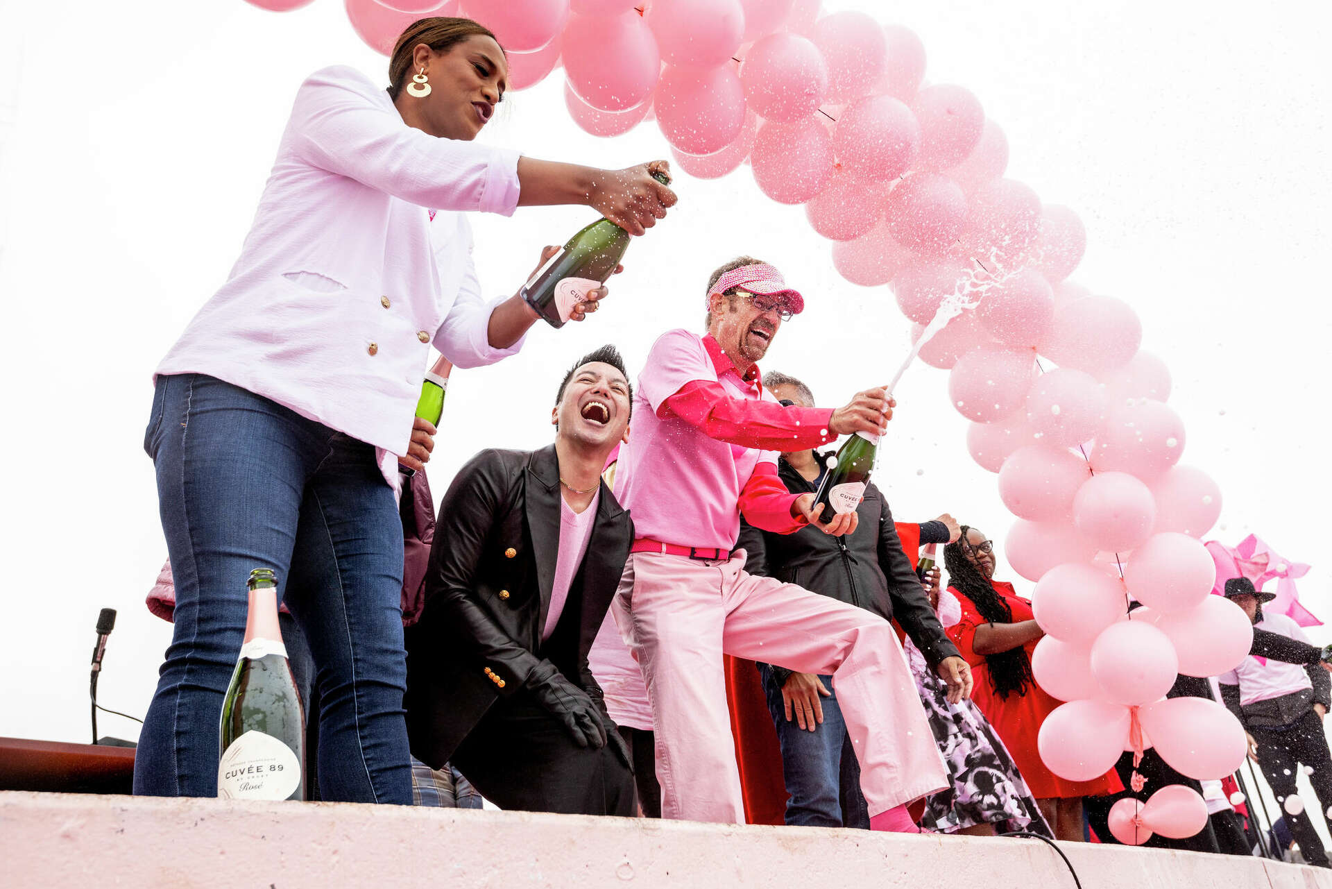 SF’s Pink Triangle, LGBTQ symbol of resilience, towers atop Twin Peaks