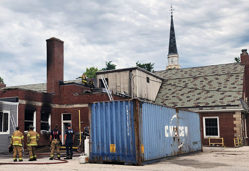 Fire damages iconic McClelland Dining Hall at MacMurray