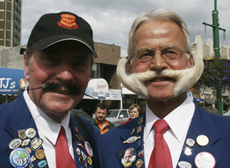The newest in hair flair: The moustache's comeback