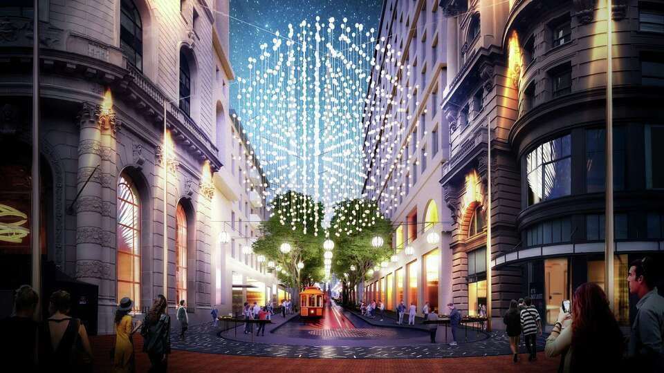 San Francisco's Powell Street could feature a floating light show