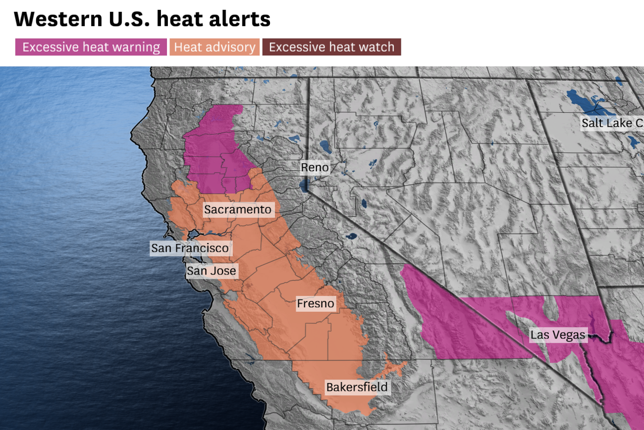 California heat returns. Here's where temps will hit 100 degrees