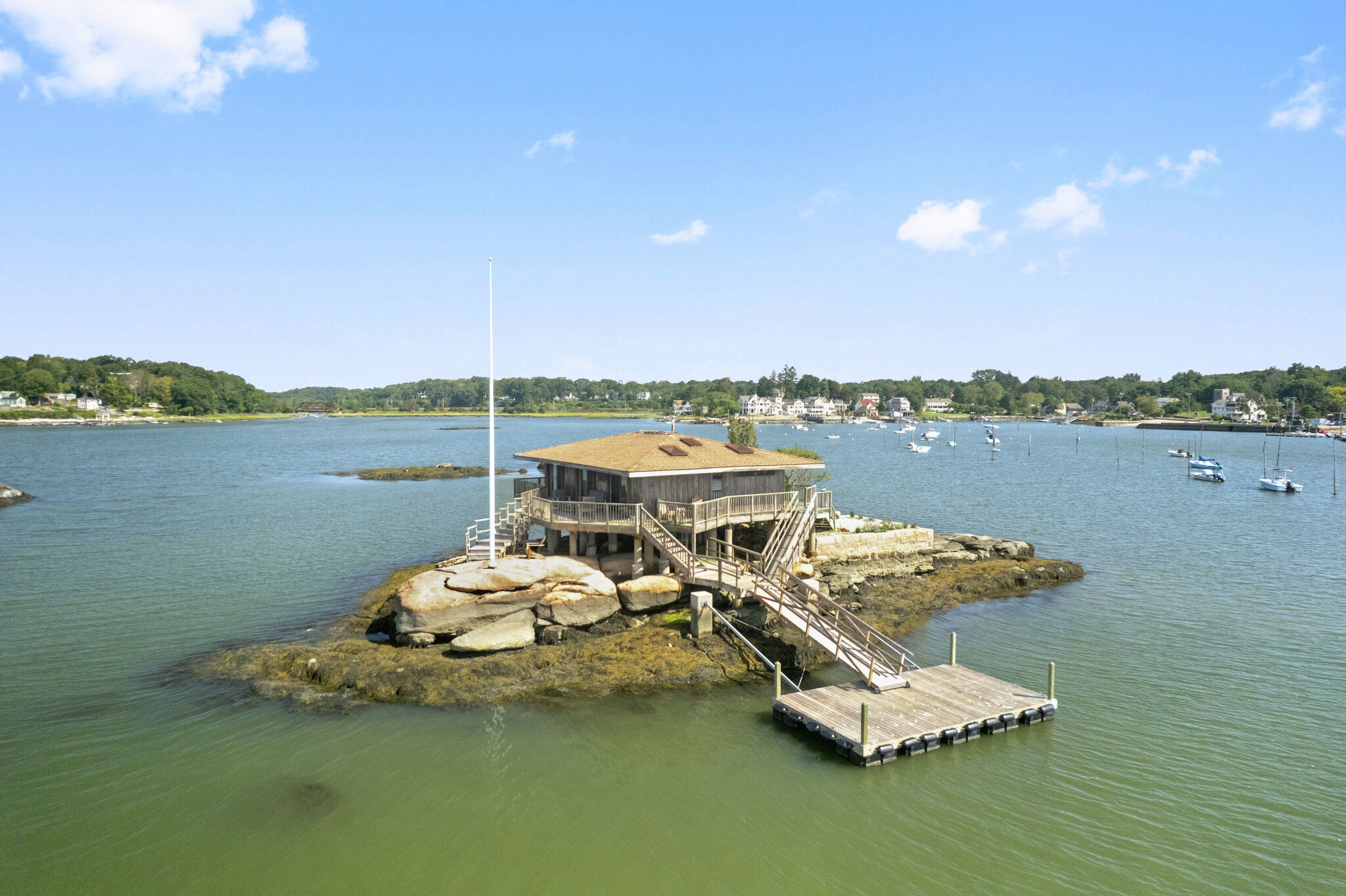 CT Thimble Island, Burr Island, relisted with a $250K price cut