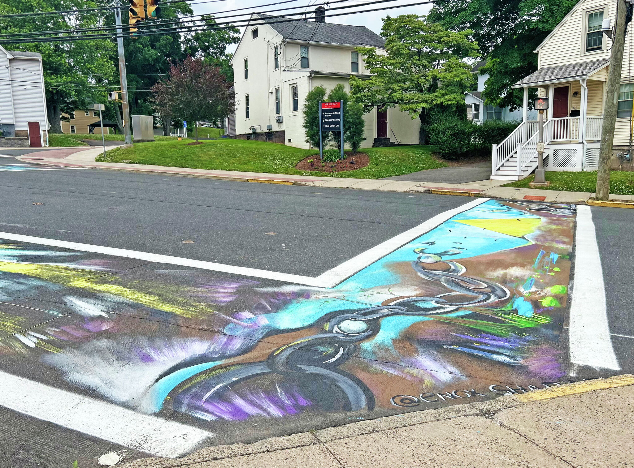 Middletown Beman Triangle crosswalks design imbued with Black history