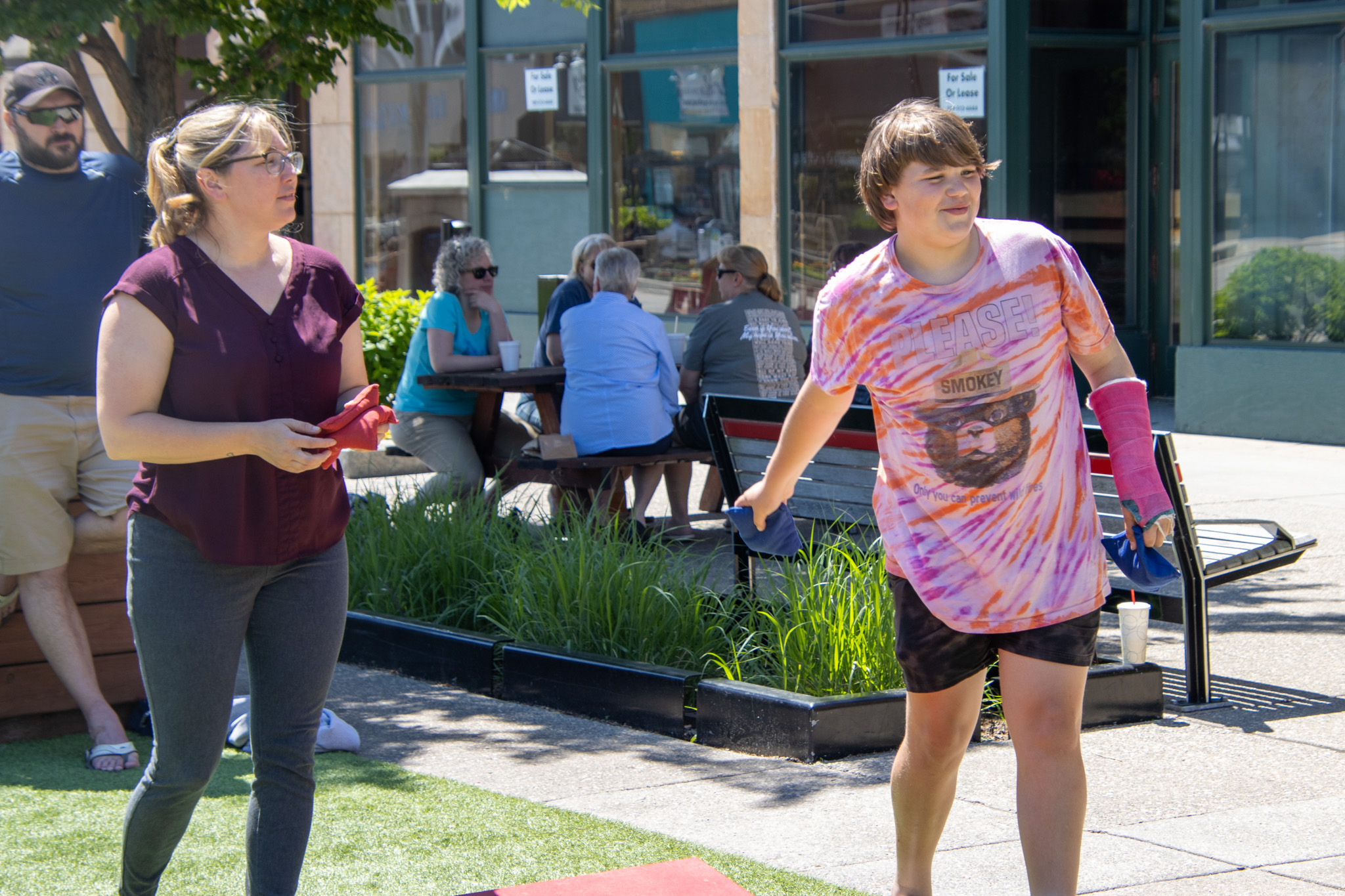 SEEN: Midland residents enjoy Adult Recess all summer long