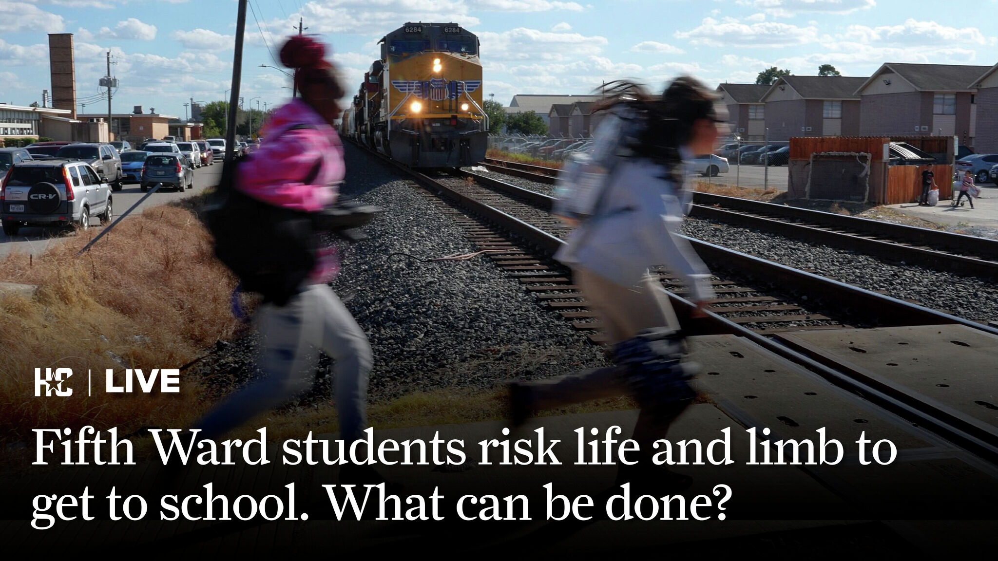 McReynolds Middle School students risk life and limb to get to school