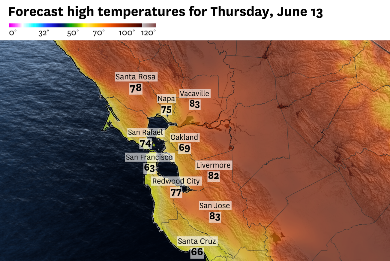 Northern California weather: Cooler temps and increased fire risk