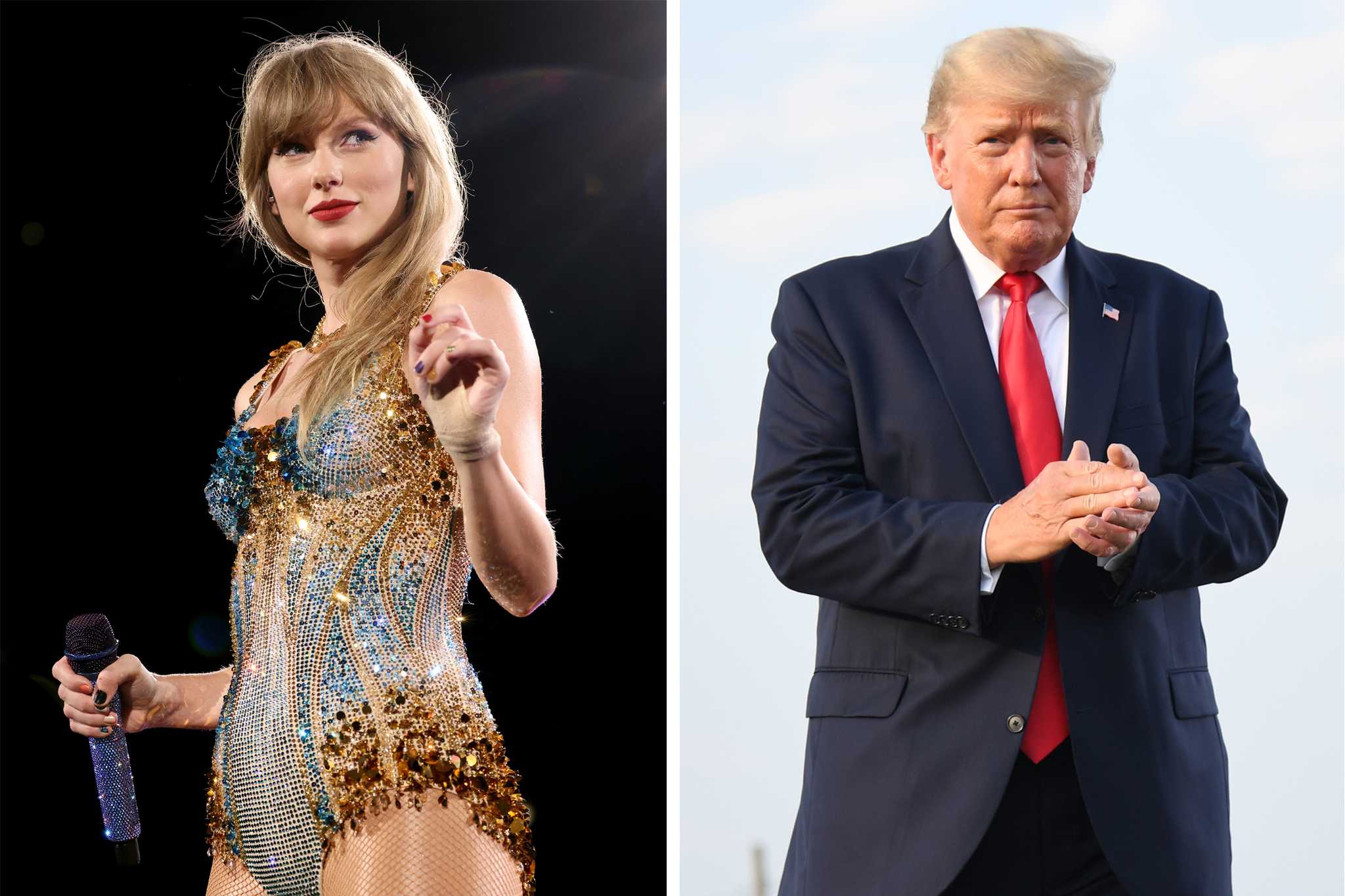 Donald Trump questions Taylor Swift’s support for Joe Biden