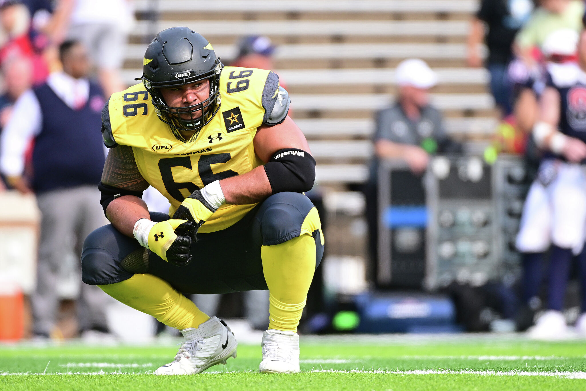 Kohl Levao, O-line drive San Antonio Brahmas to UFL title game
