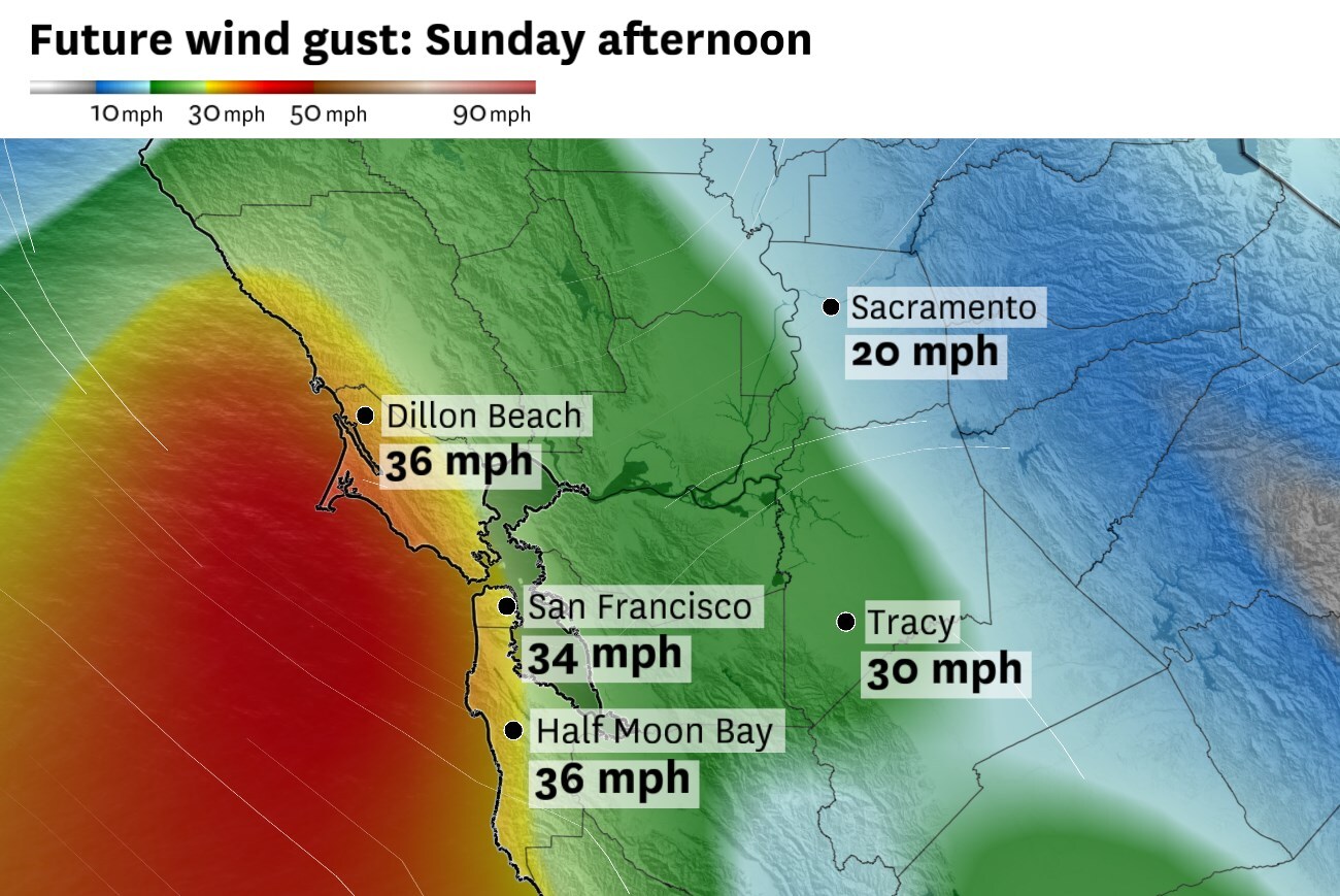 California weather: High winds increase fire risk in these areas