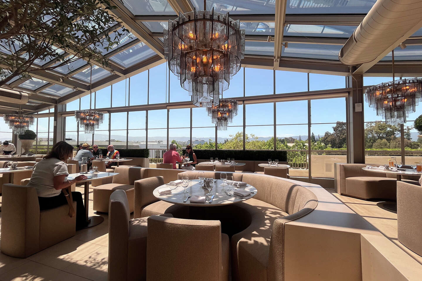 The Bay Area's most glamorous new restaurant is atop a furniture store
