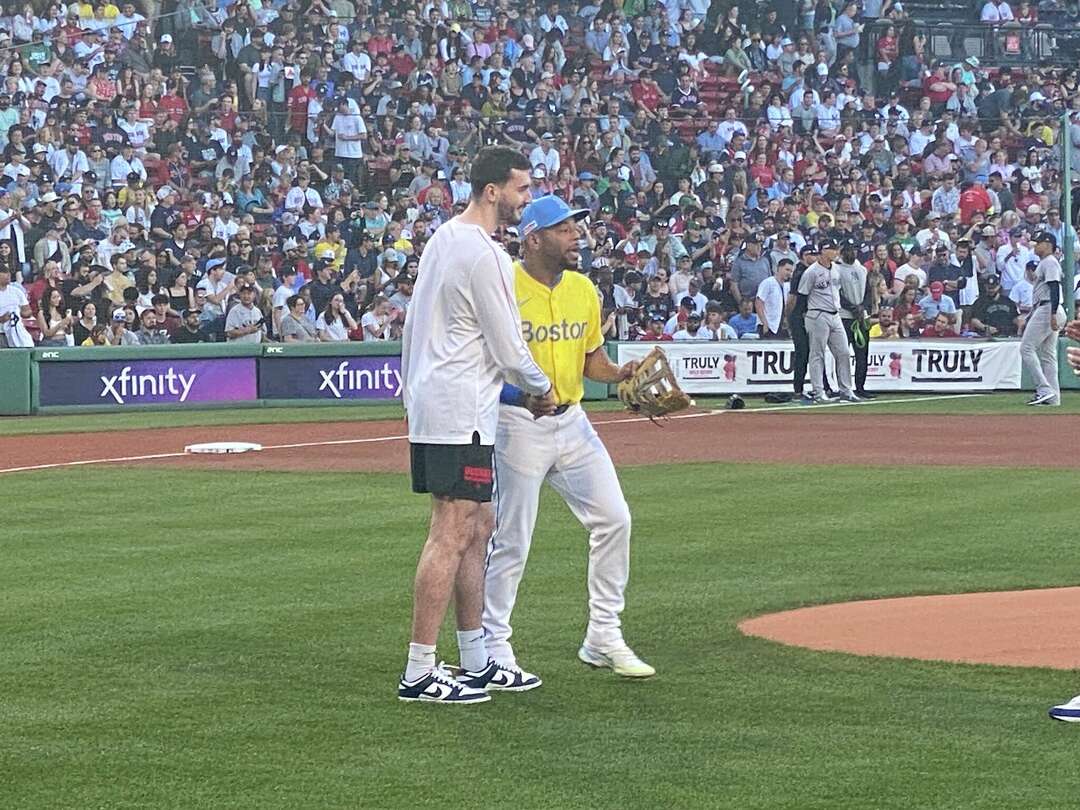 Red Sox first baseman Dom Smith has family ties to UConn