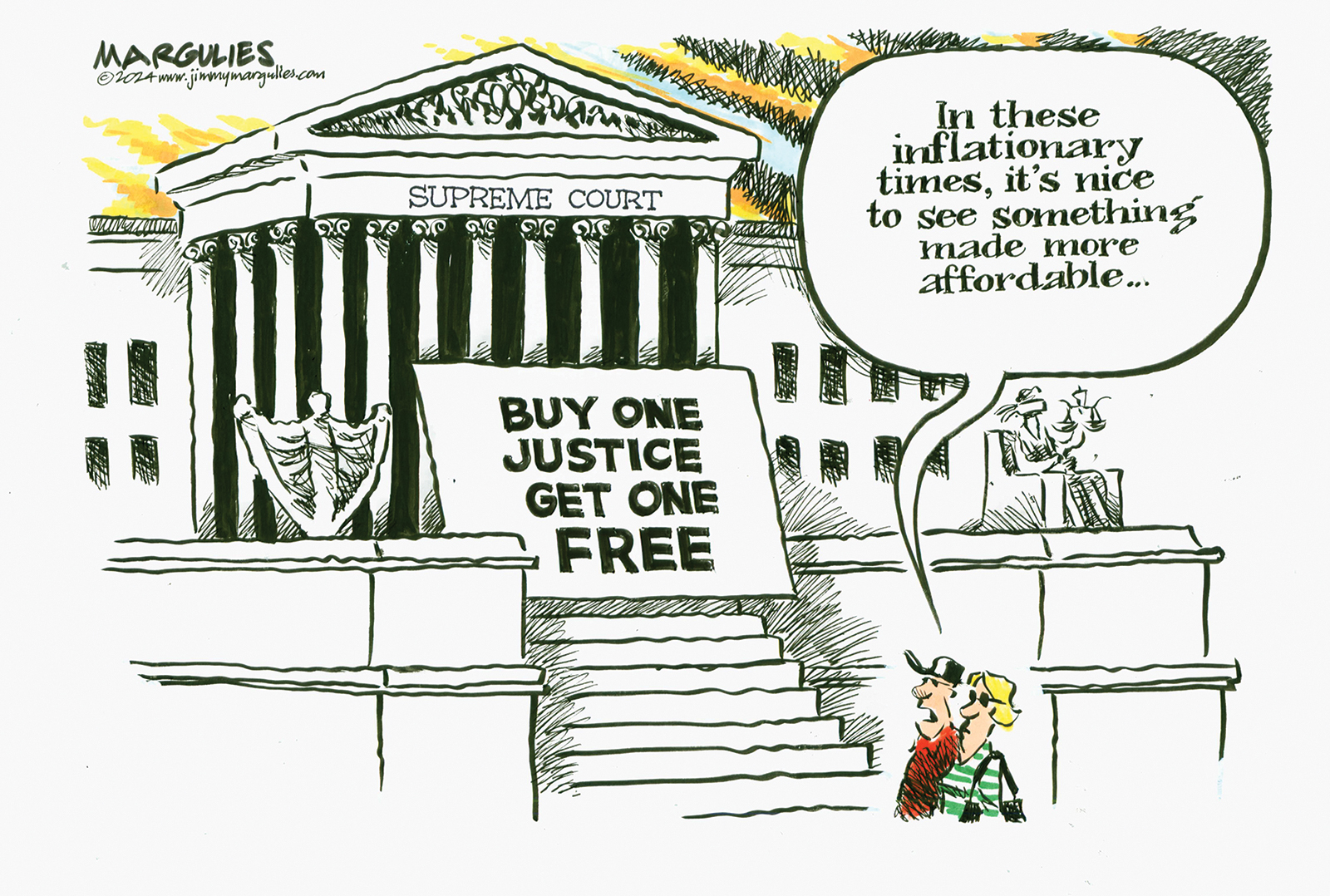 Opinion cartoon: Justice for sum