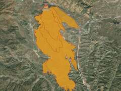 Map shows where Post Fire is burning amid red flag warning