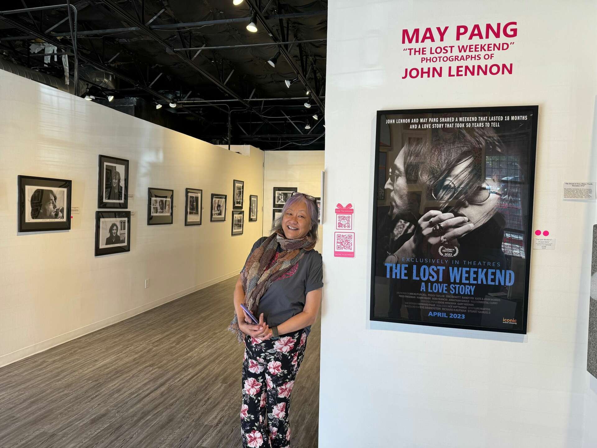 May Pang’s John Lennon exhibit at Guilderland's Artforms and in Hudson