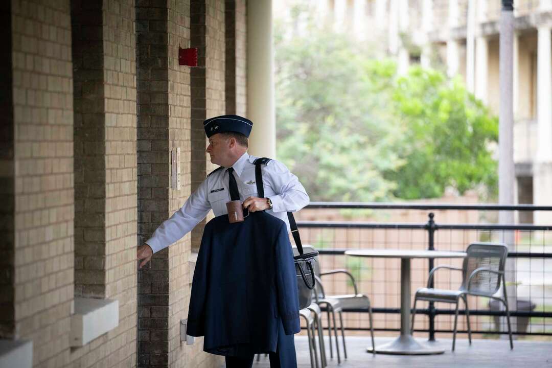 Air Force general pleads to lesser charges, still faces rape charge