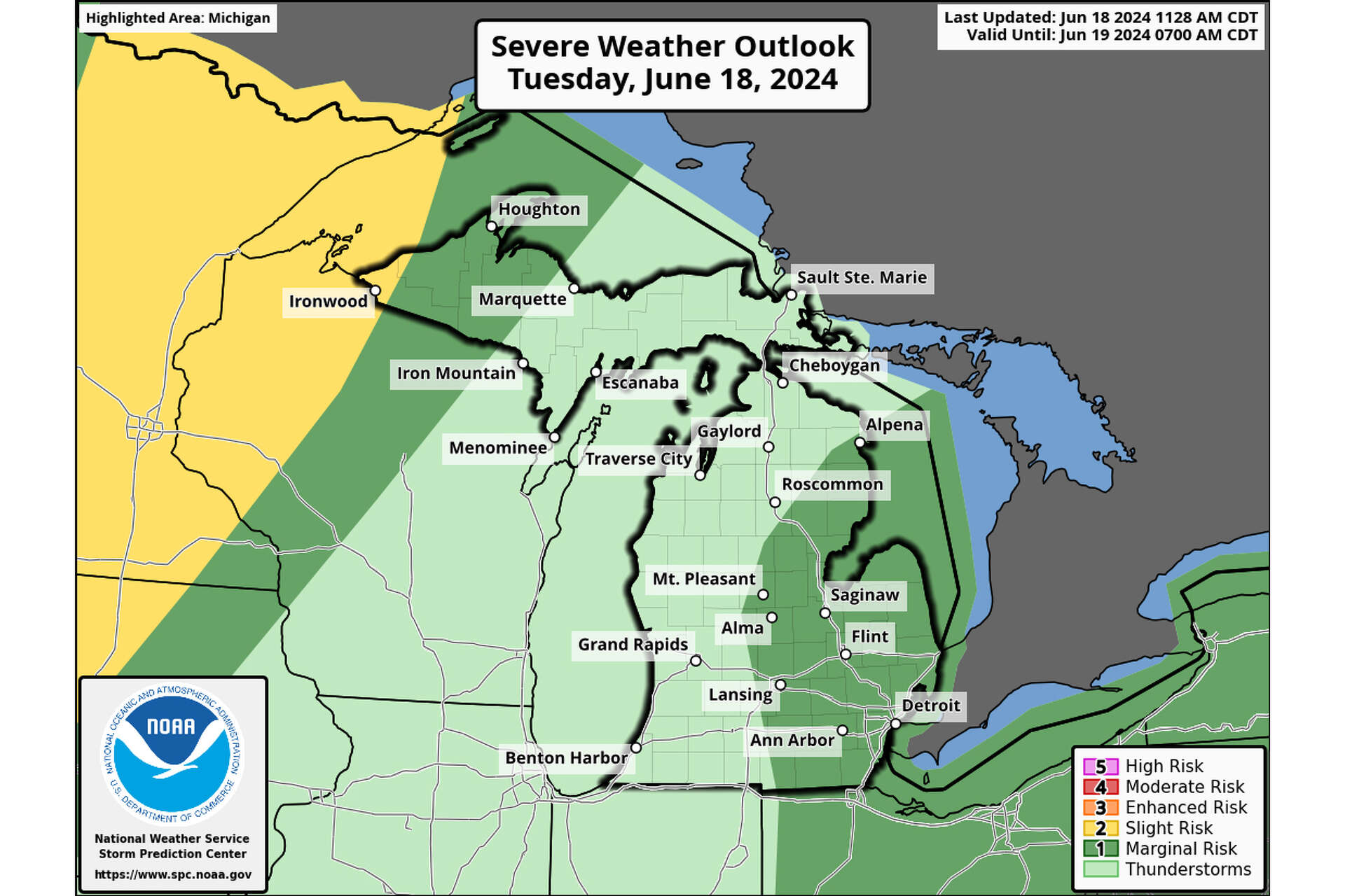Strong storms possible for Michigan Thumb region amid heat wave