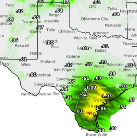 Flood watch issued in Laredo due to tropical cyclone, projected rain