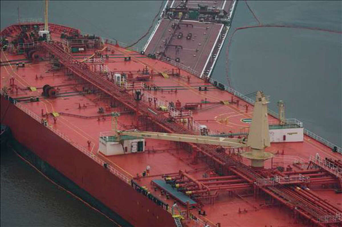 Tanker, Barge collision closes waterway, spills oil