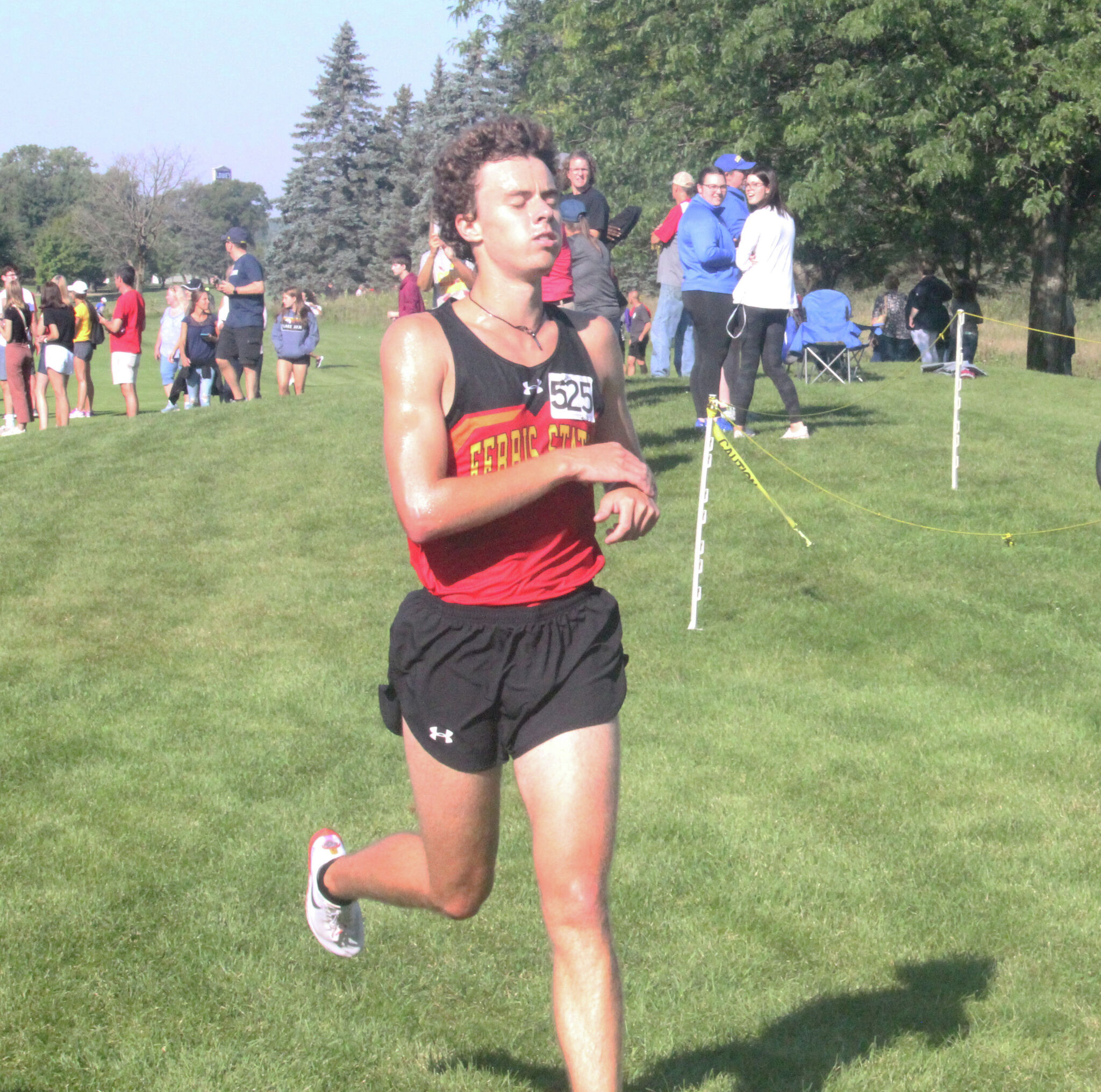 Wirth ran cross country and track at Ferris