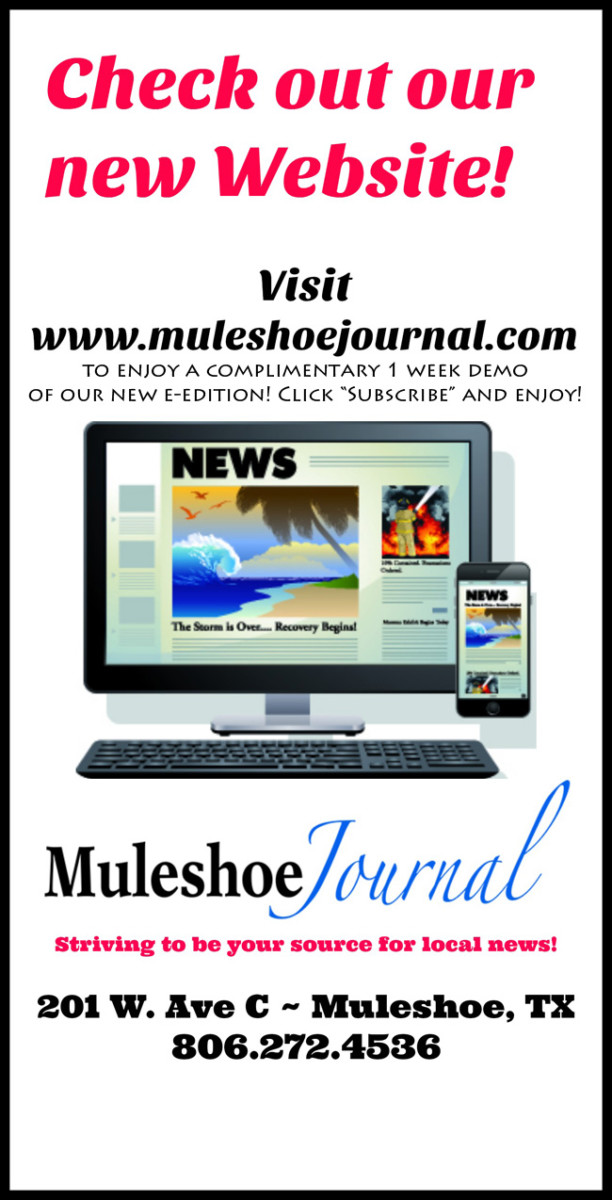 Click "Subscribe" to view Complimentary Muleshoe Journal E-edition