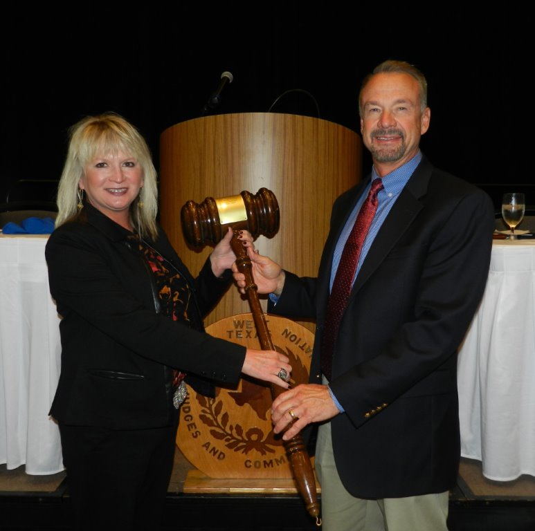 Judge Harrison served as president of the West Texas association