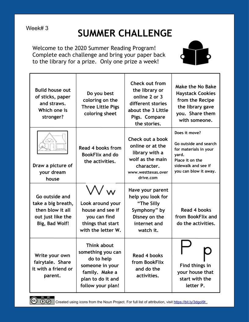 Muleshoe Library Summer Reading Program continues