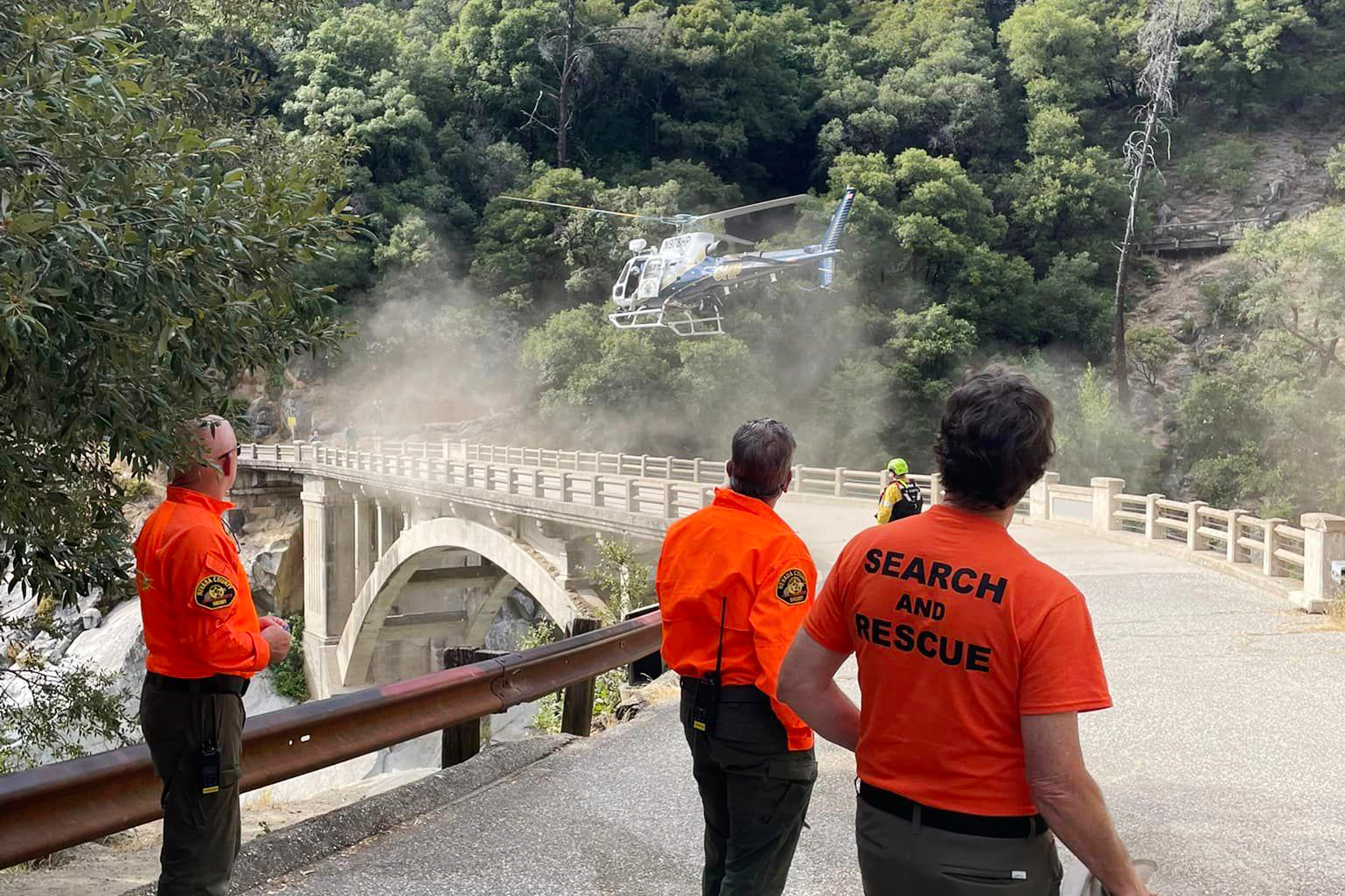 Woman pulled from California river after 90-minute ordeal