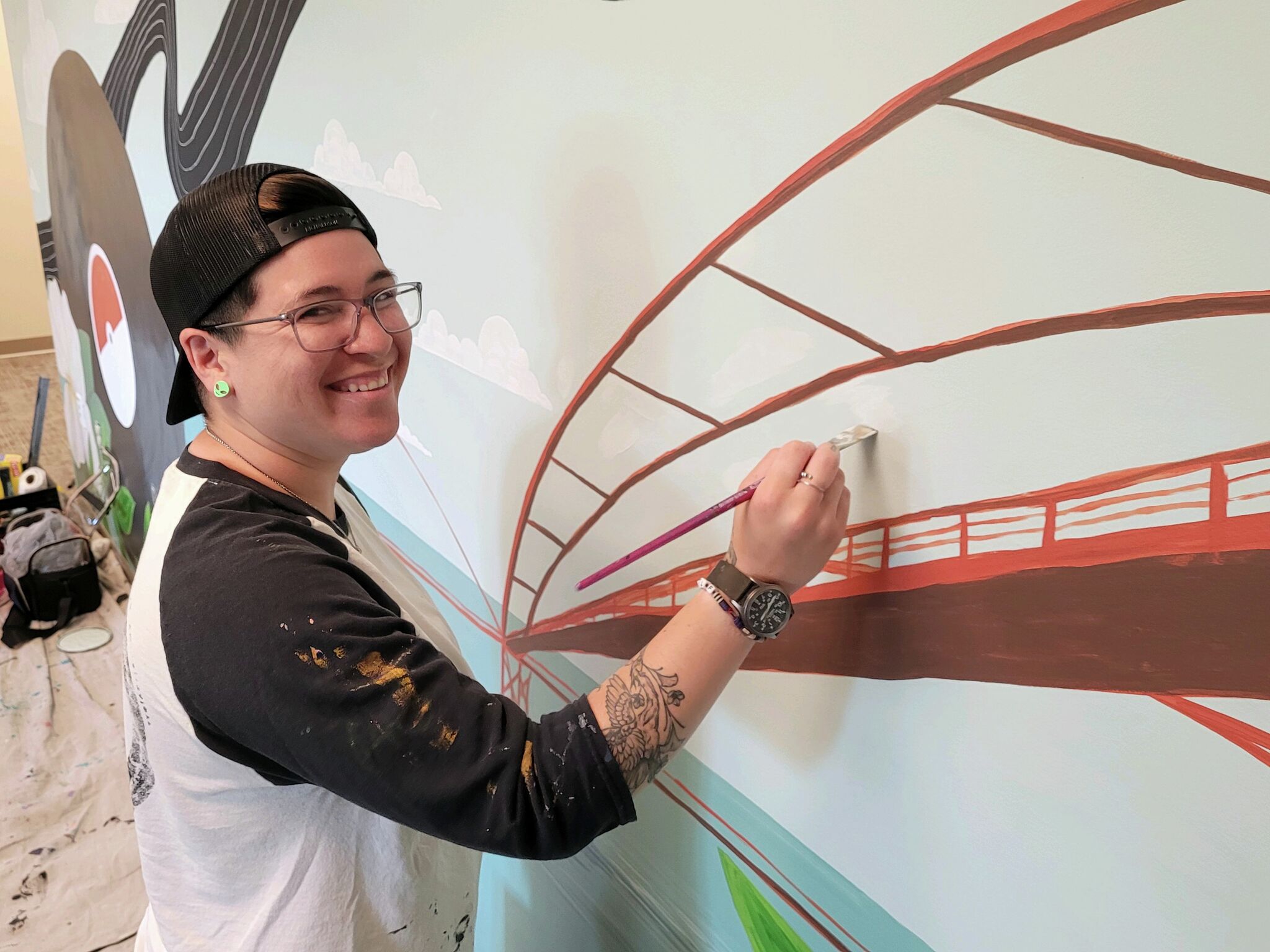 Jazzmyn Benitez of Midland enjoys a life full of art, music and coffee