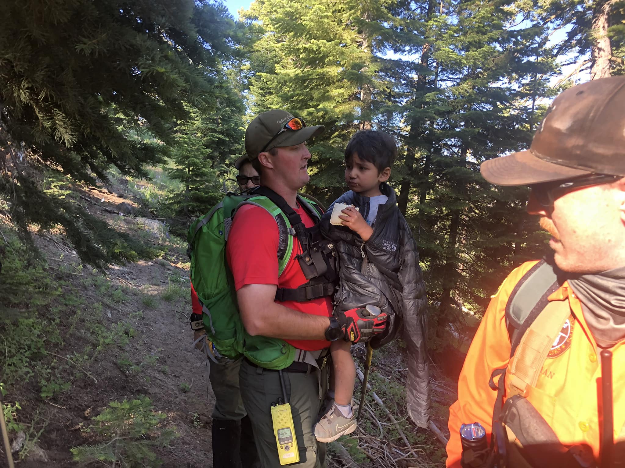 4-year-old found in Sierra forest after rescuers search through night