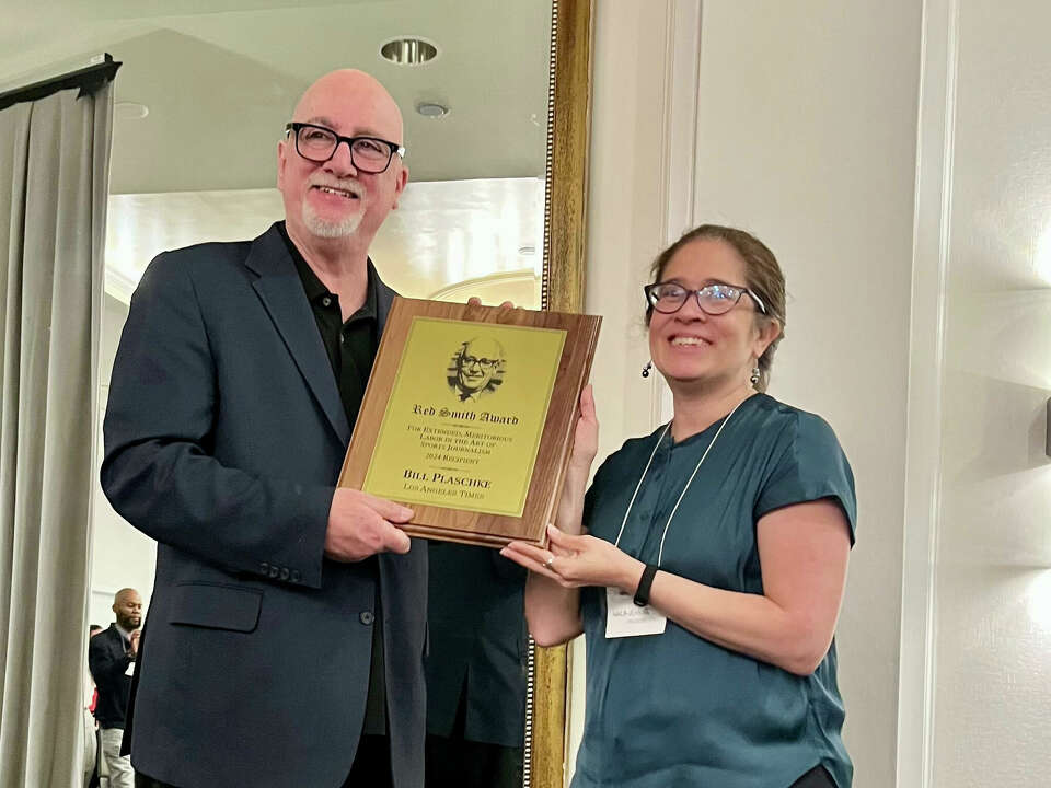 Bill Plaschke's unforgettable journey to Red Smith Award winner